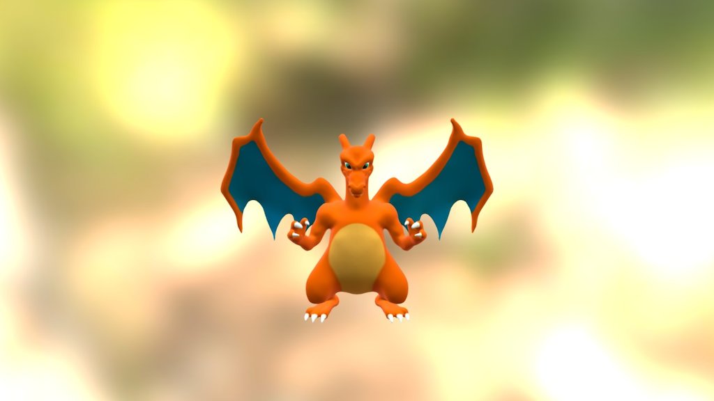 Charizard 3d Art - 3D model by dedehick [3365ba3] - Sketchfab