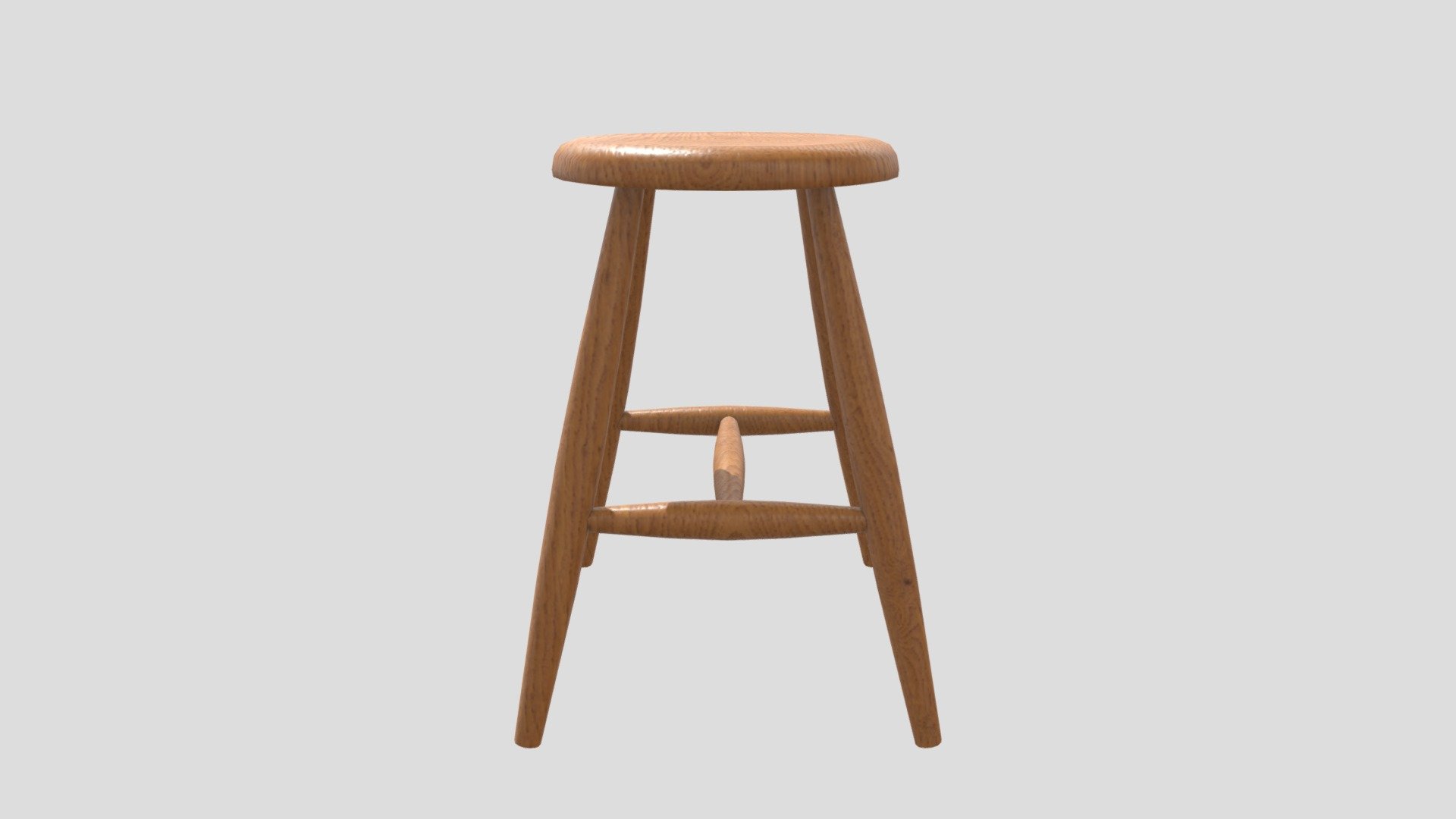 Wood Stool LowPoly - 3D model by Zaki Kazmi (@zakikazmi) [3366559 ...