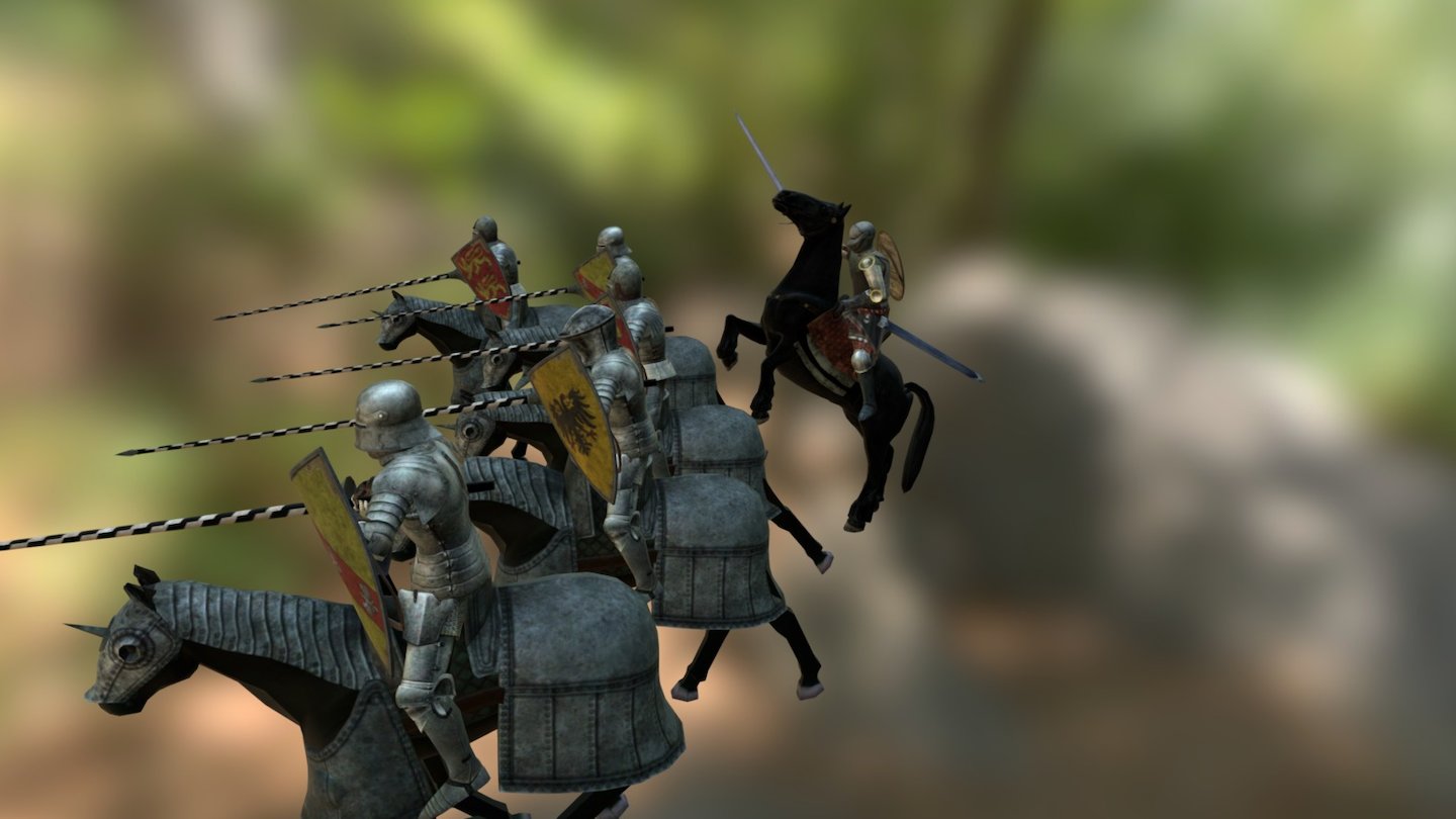 Charging Cavalry - 3D model by Wave 53 Studios (@wave53) [33673eb ...