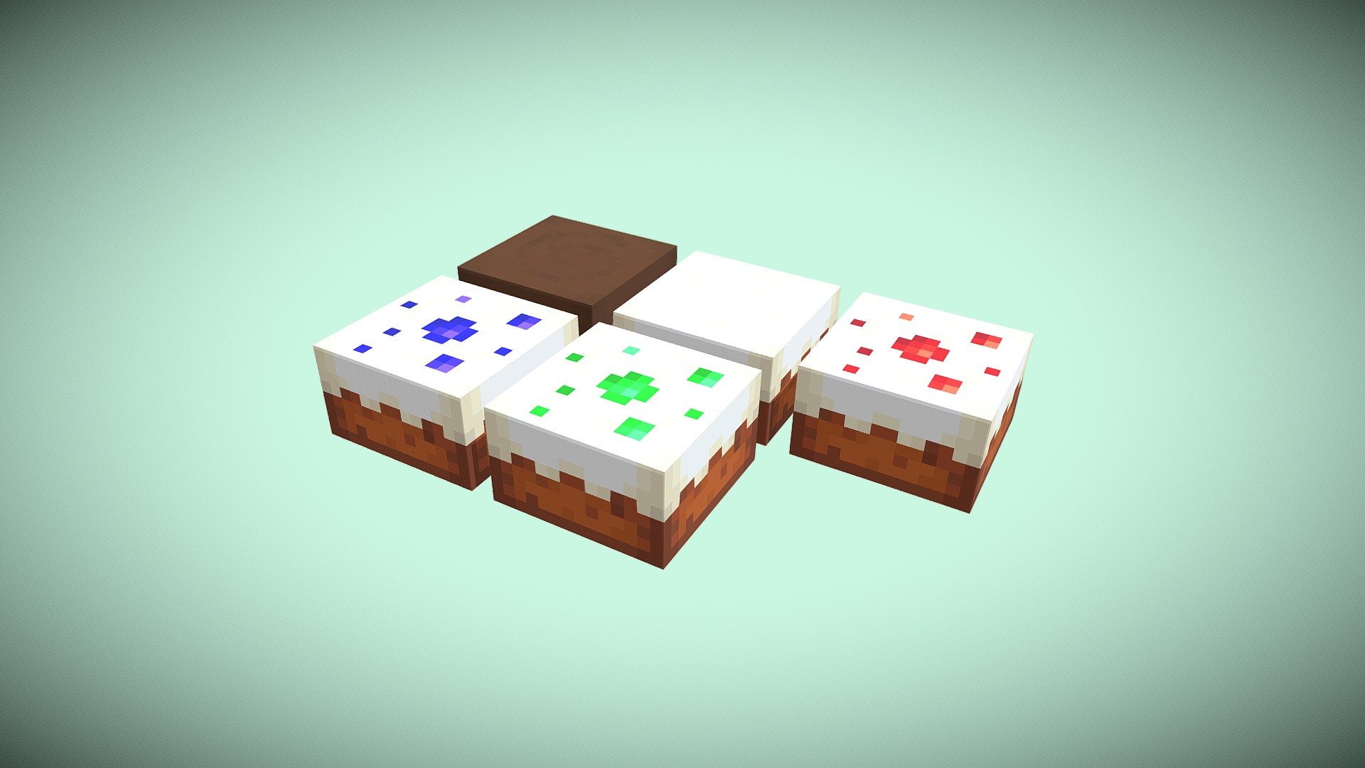 {Minecraft} More Cakes! - Download Free 3D model by ContinuedOak ...