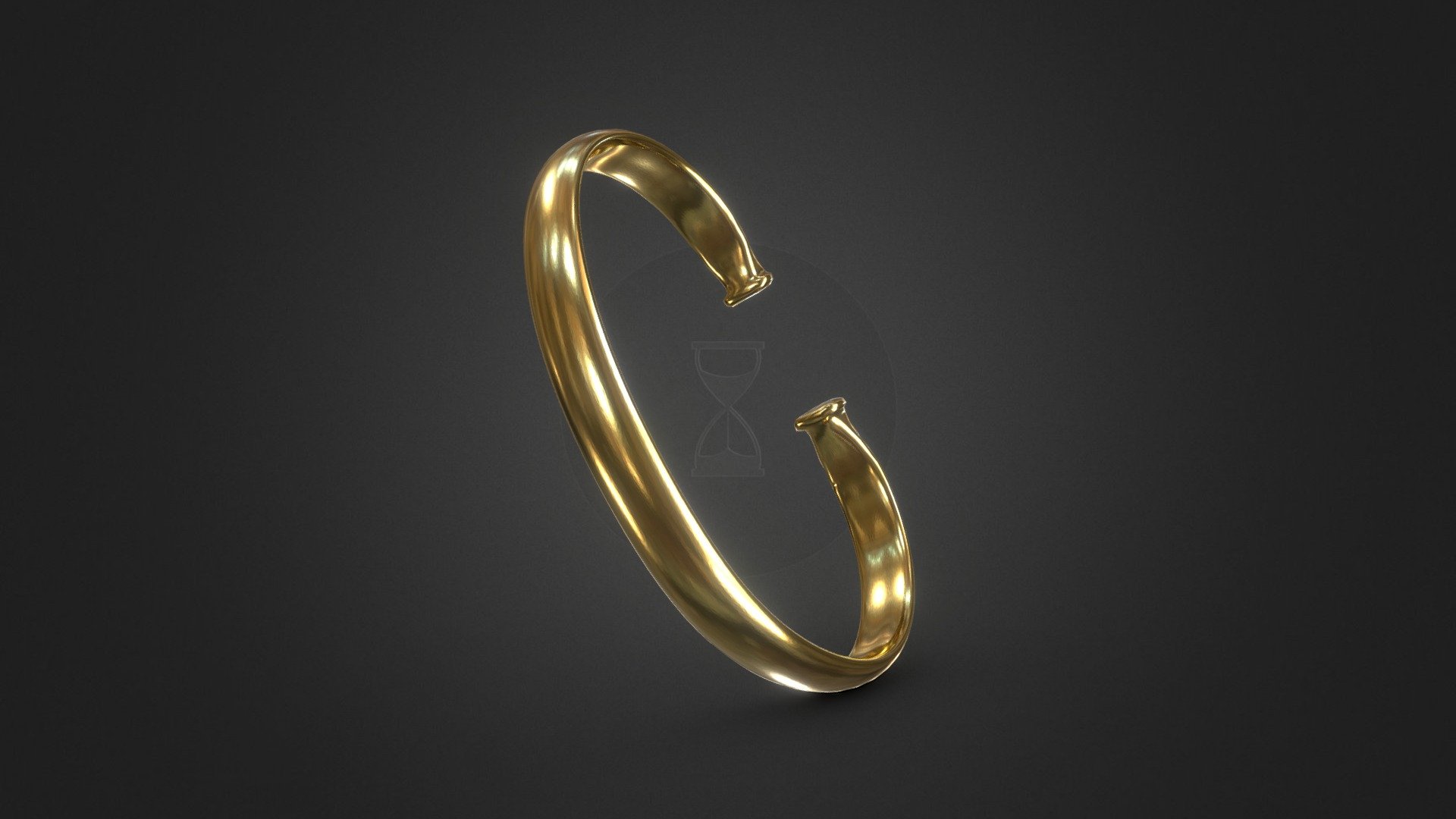 Gouden Armband - 3D model by Tijdlab [33678c2] - Sketchfab