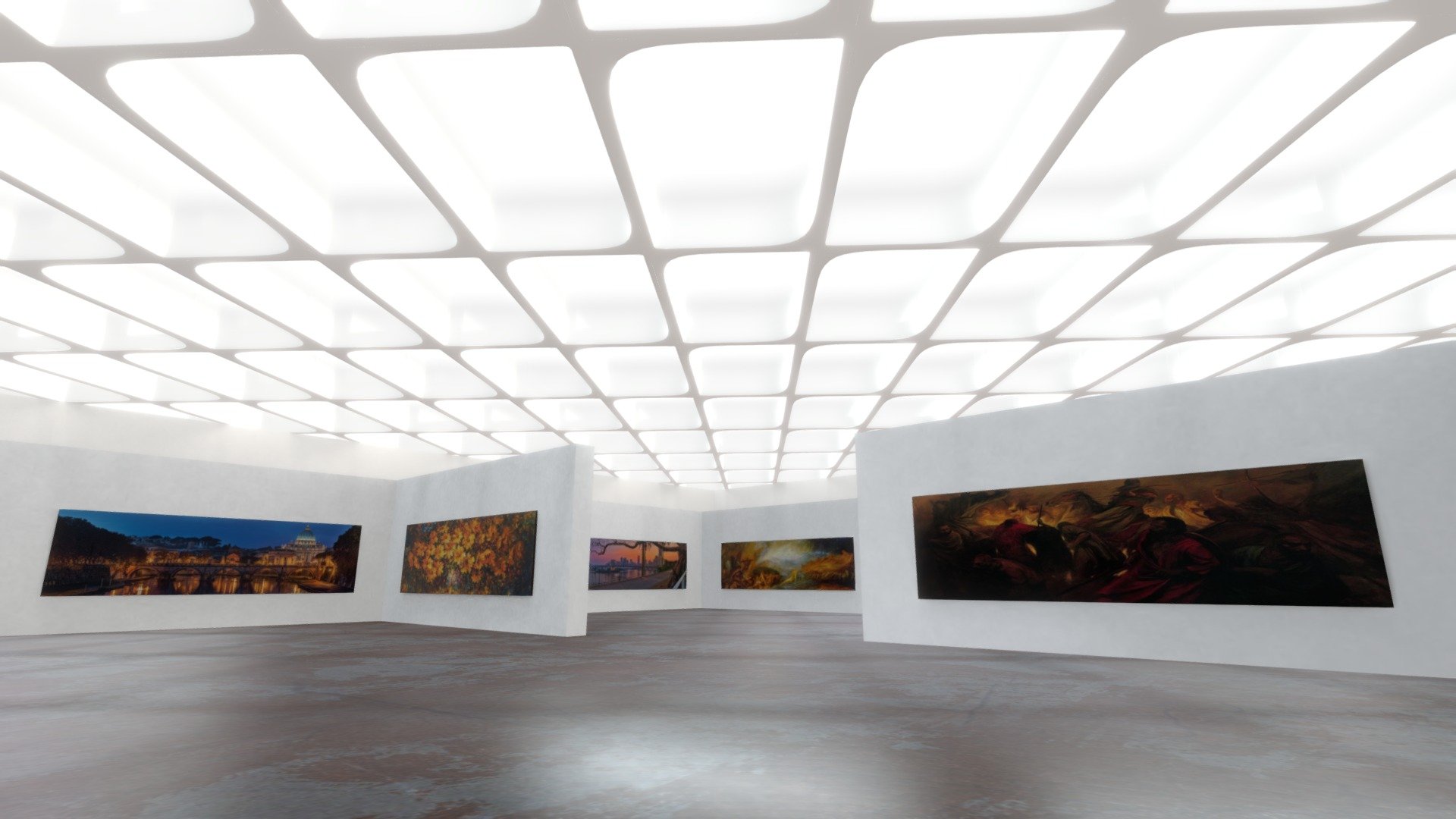 VR Ready Art Gallery 03 - Buy Royalty Free 3D model by BehNaM ...