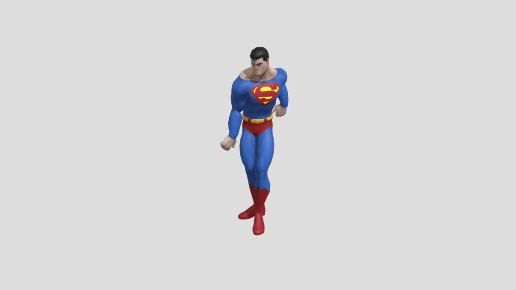 Superman - A 3D model collection by Renato Solar Gomez (@renatosg182 ...