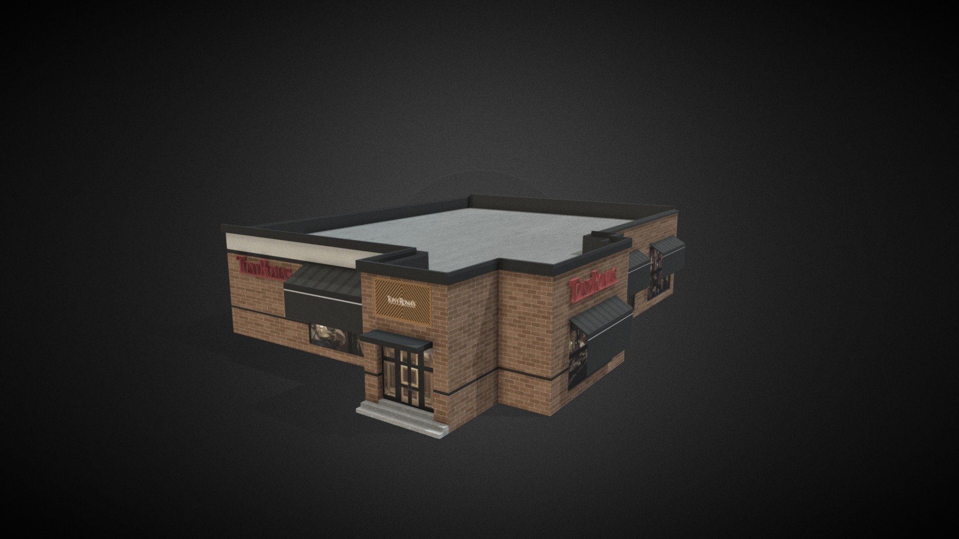 MX4 / Tony Roma´s - 3D model by Checo Mx. (@checomx) [3369078] - Sketchfab