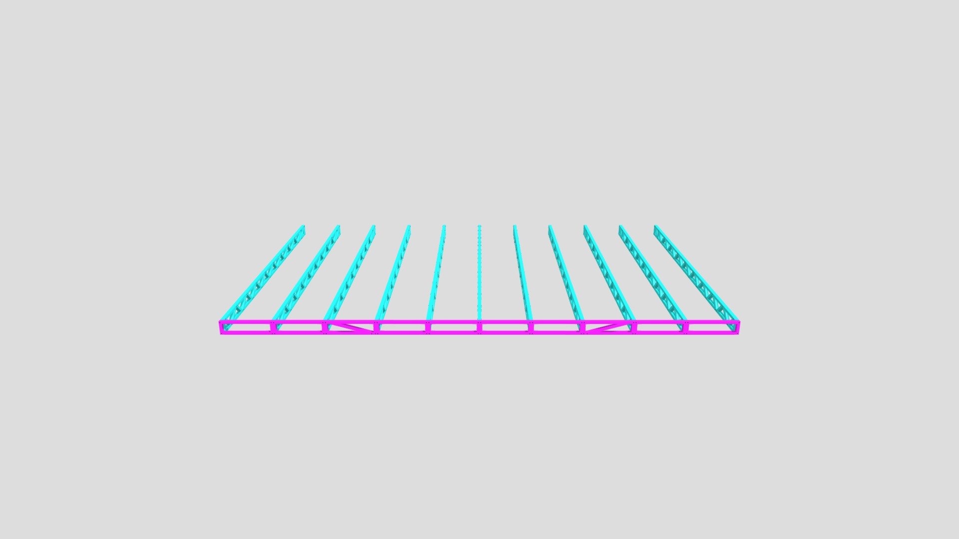 8.6 X 5.4m Rafter Design - Download Free 3D model by Steel Frames ...