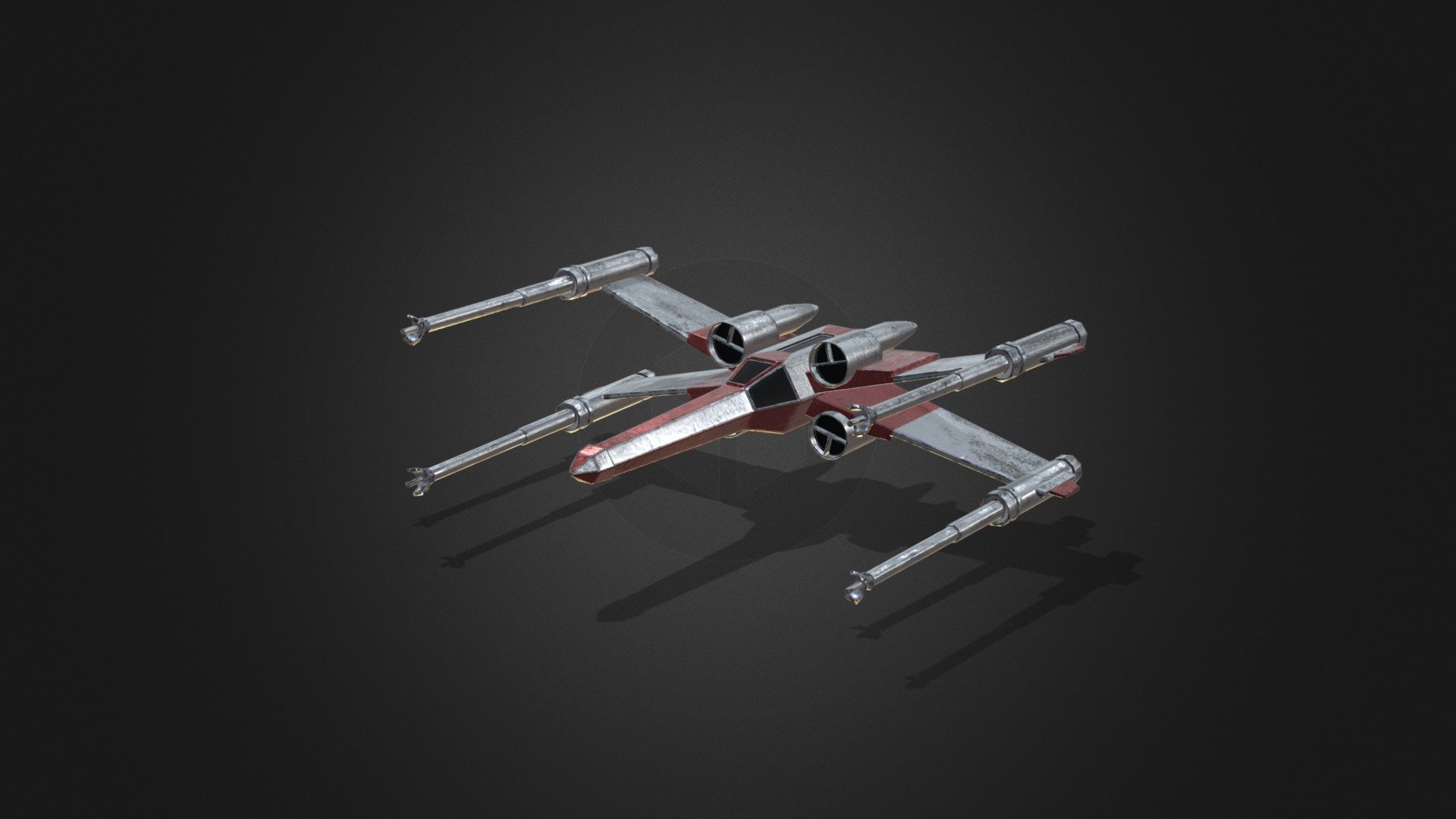 X-Wing - A School Project - 3D model by nicolaijansen [3369d12] - Sketchfab