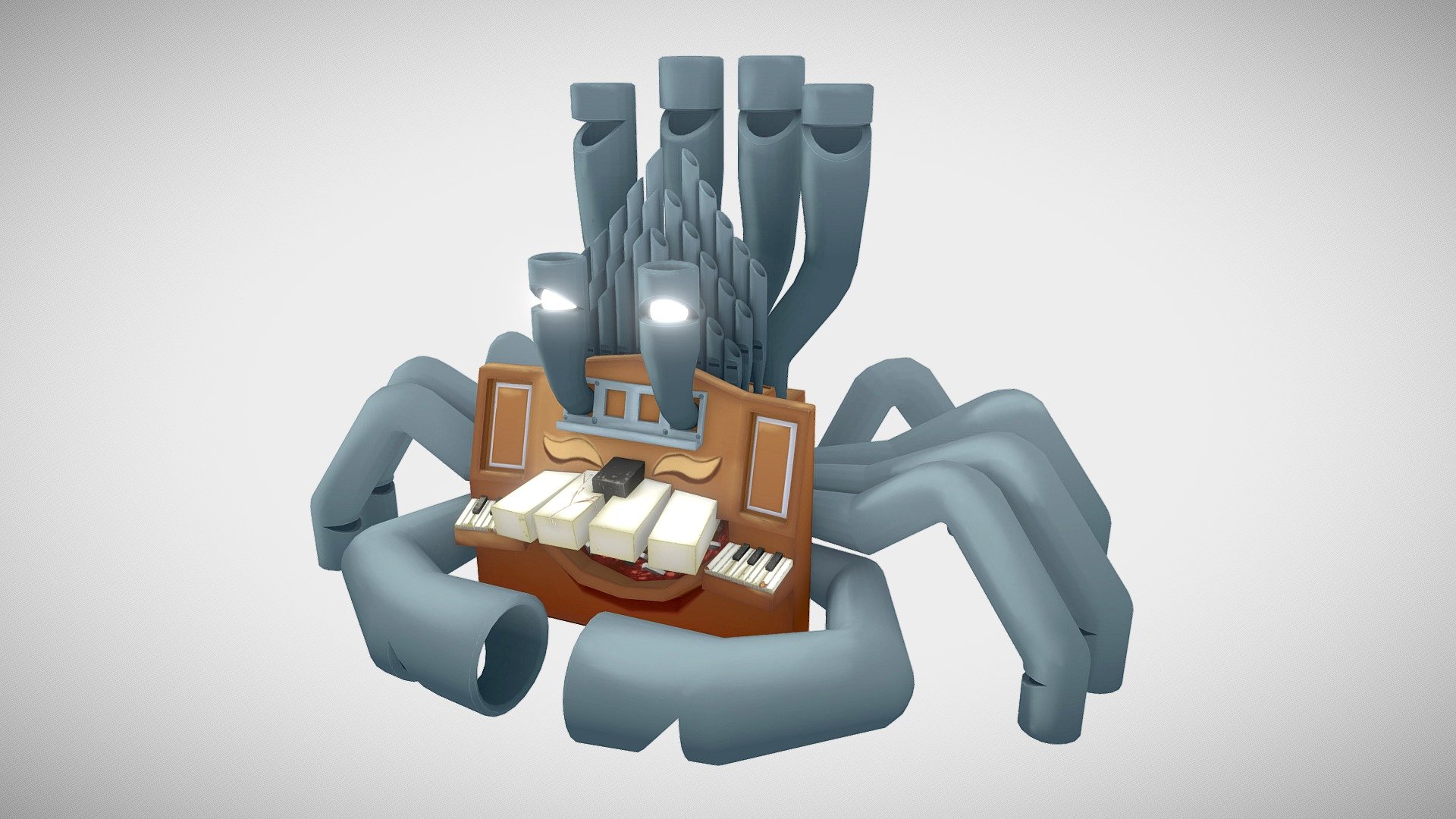 Stylized Organ Mimic - 3D model by Christopher Mally (@Xenae) [336ccb3 ...