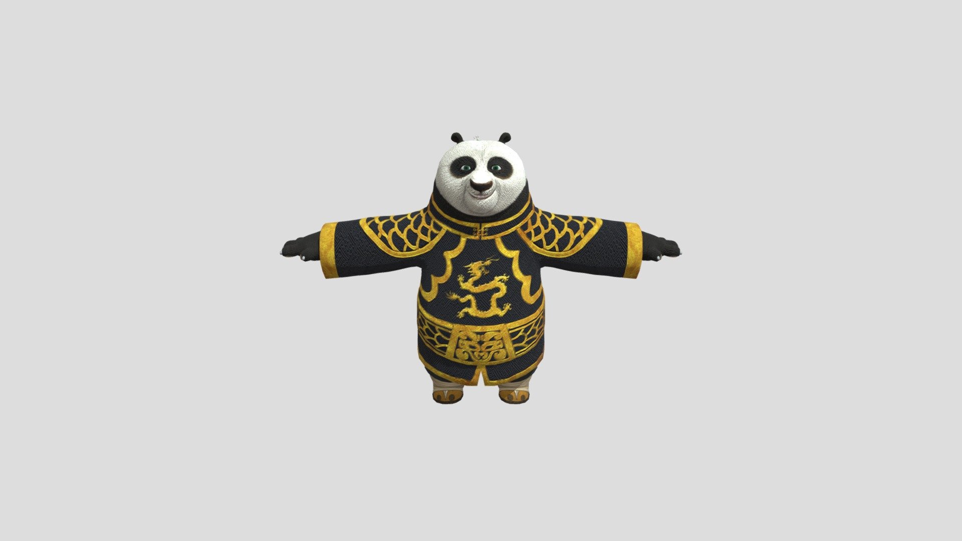 Kung- Fu Panda - Po Mystic Robes - Download Free 3D model by Neut2000 ...