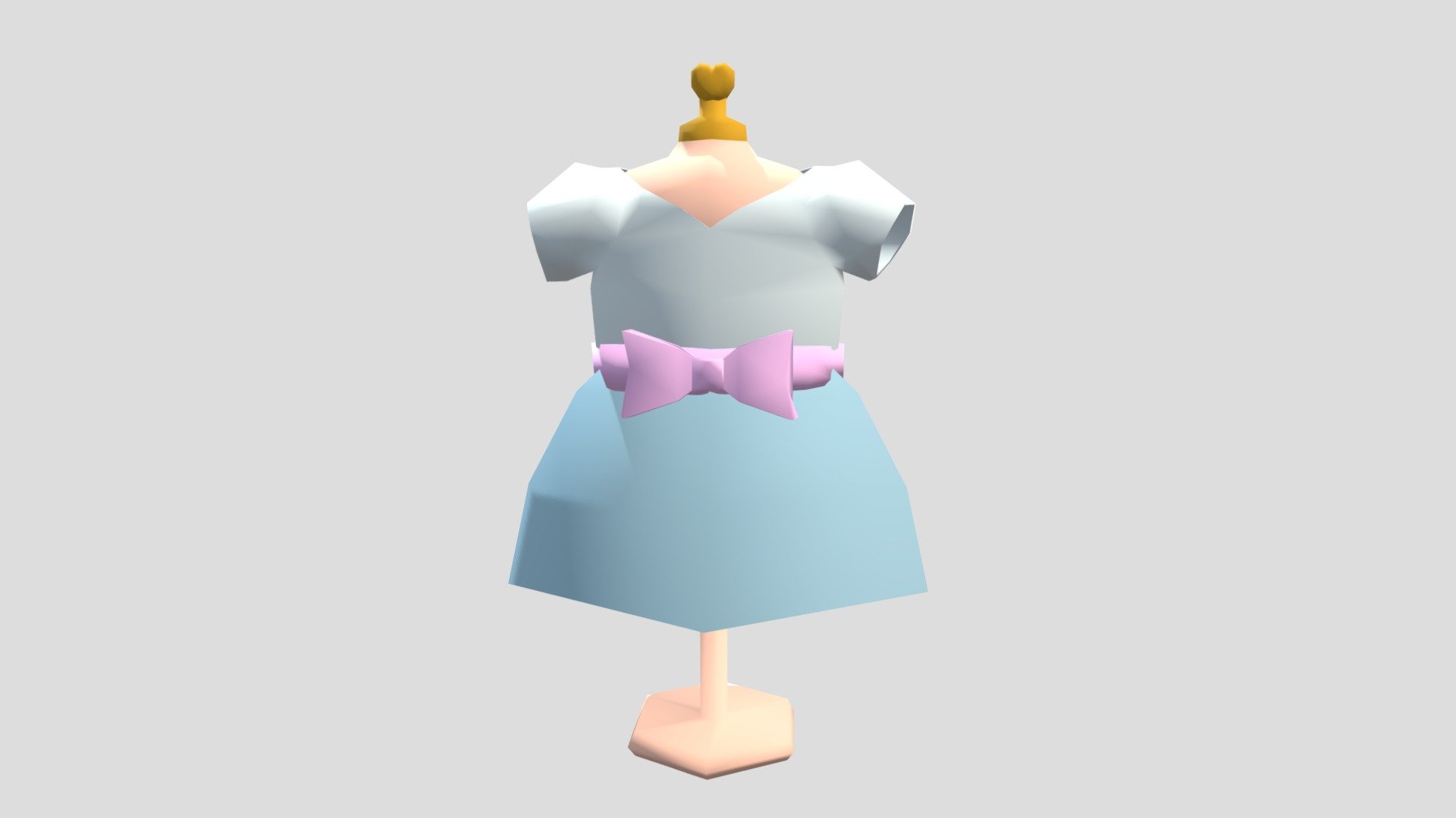 Mannequin Princess Dress - 3D model by Yozoh [336cfbf] - Sketchfab
