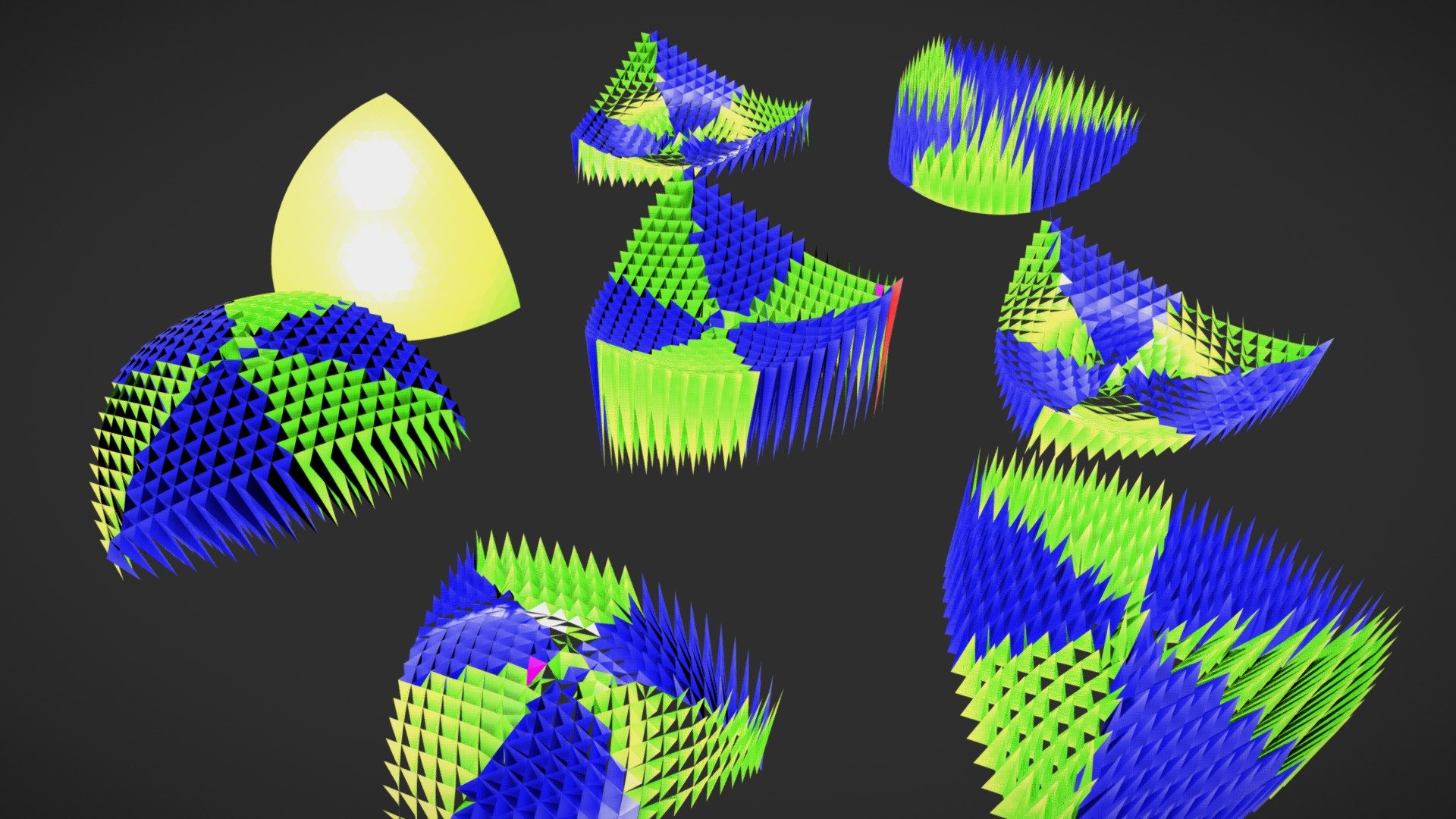Color Triangle Shield - 3D model by rhgrafix [336e75c] - Sketchfab
