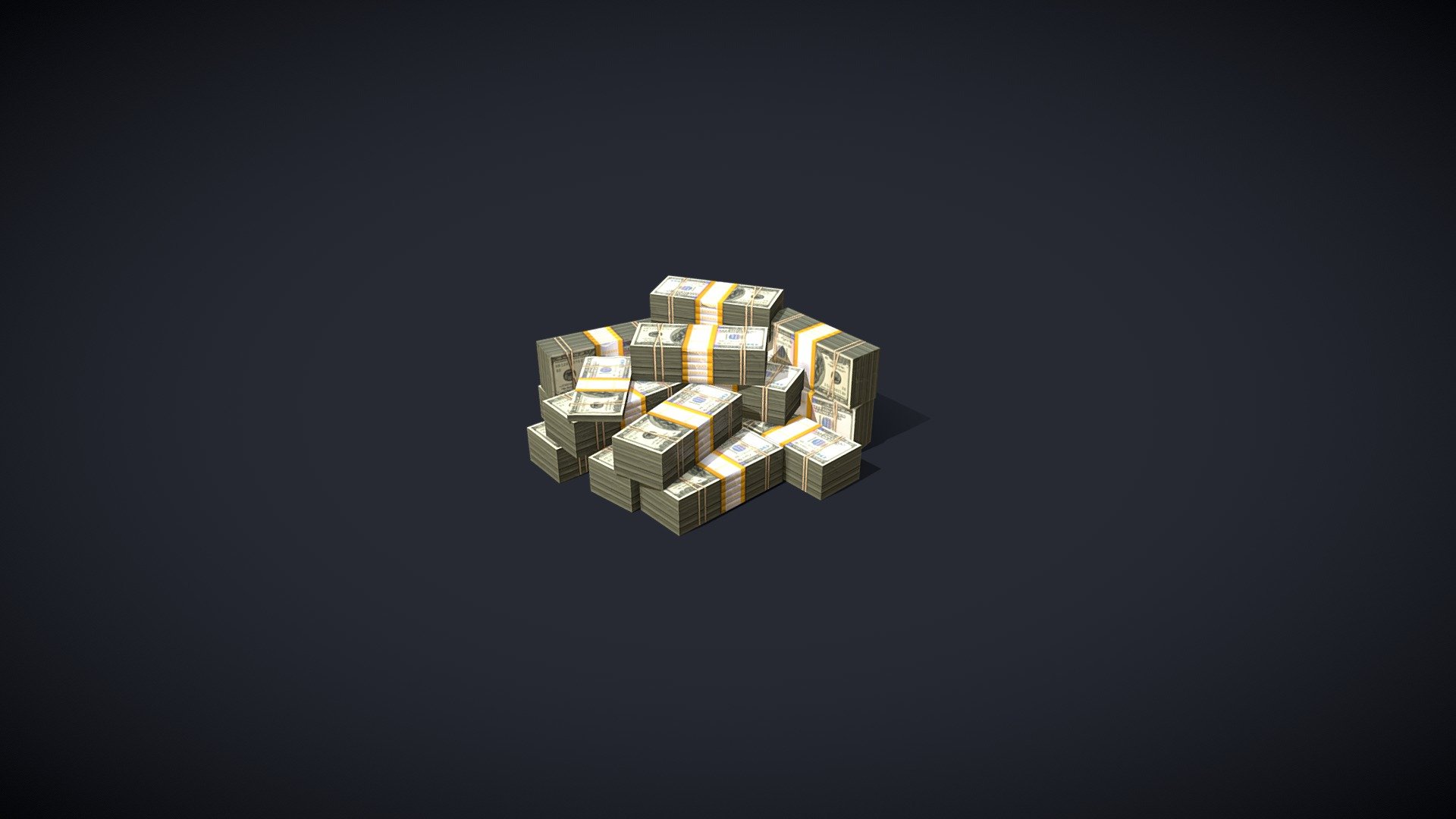 Money Stack Lowpoly - 3D model by canakdemir [336ea83] - Sketchfab