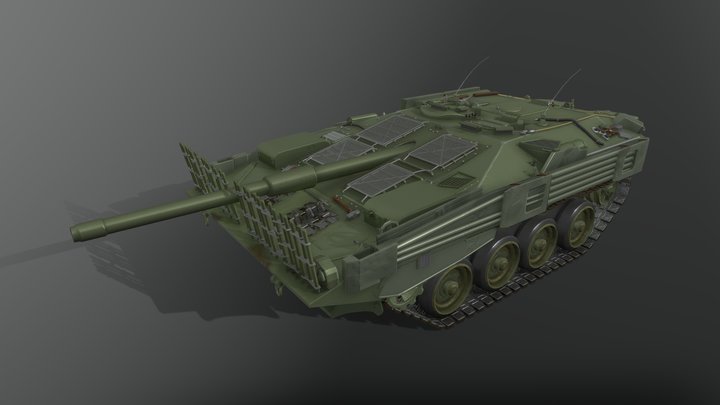 Strv-103b 3D models - Sketchfab