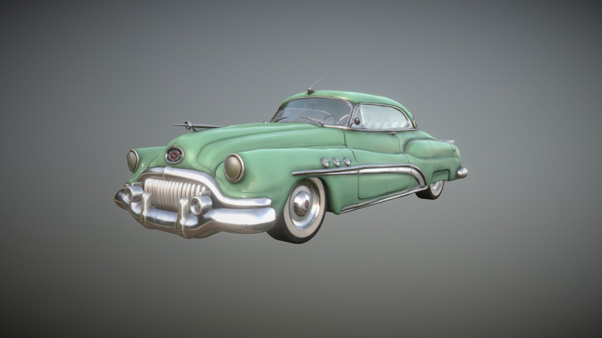 Buick 1952 Old Car - 3D model by Nicolas Bellemare (@nicolas284 ...