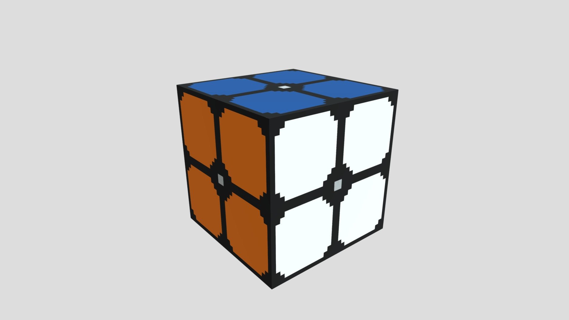 2x2 Rubik's Cube - Download Free 3D model by LucaID (@lucaioan ...