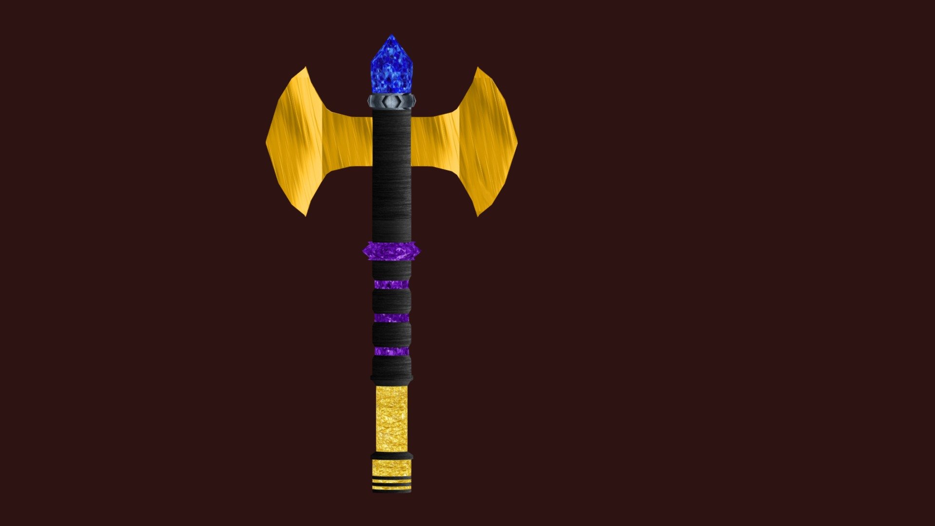 Gold Axe - 3D model by gabe3dmodels [3371b7d] - Sketchfab