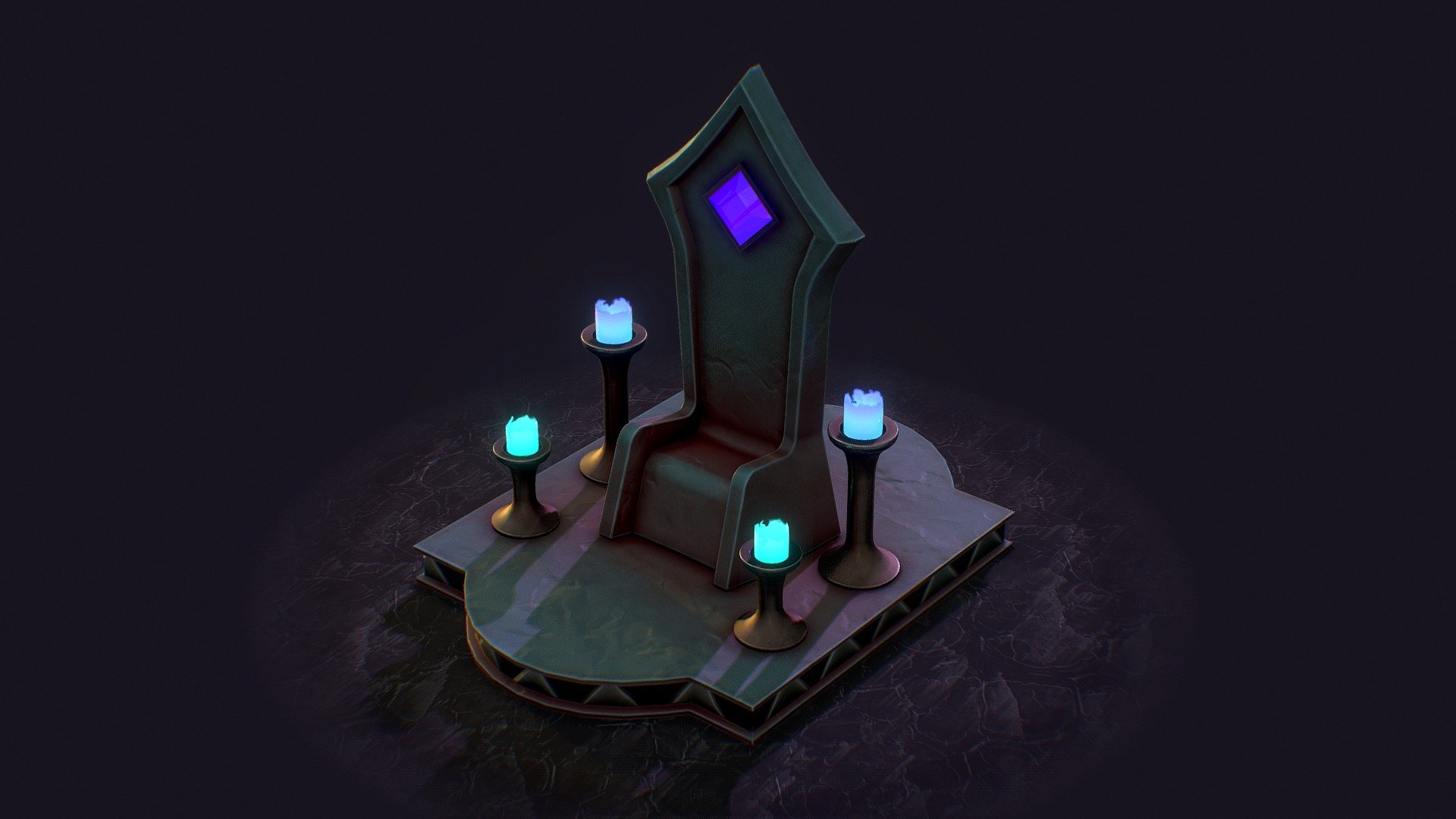 Stylized Throne - Buy Royalty Free 3D model by re1monsen [33738cb ...