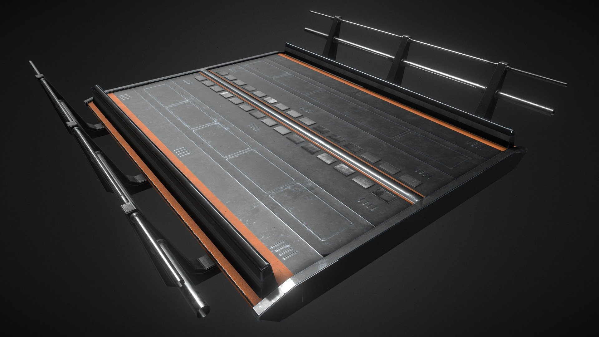 Sci-fi road - 3D model by Scarecrow_original [33741a5] - Sketchfab