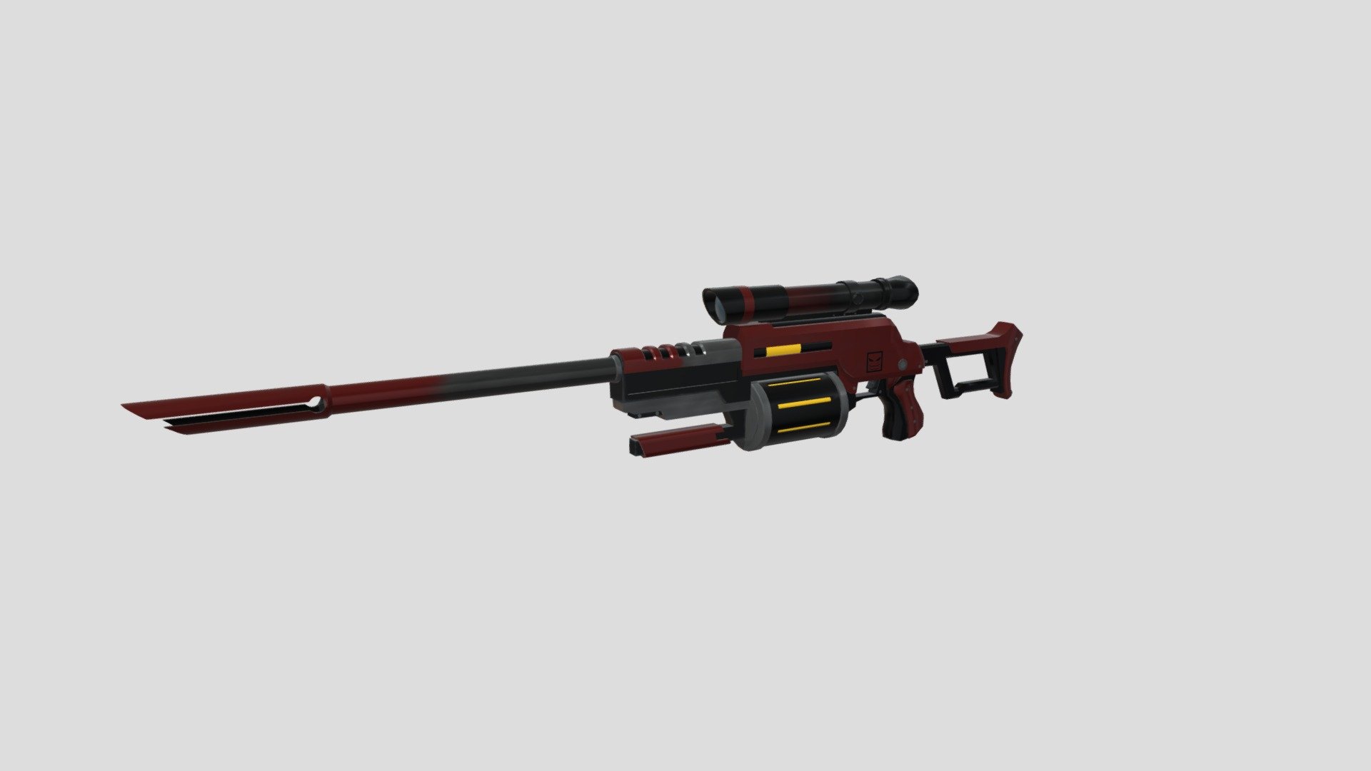 Magma rifle - Download Free 3D model by Myrminki [33742f2] - Sketchfab