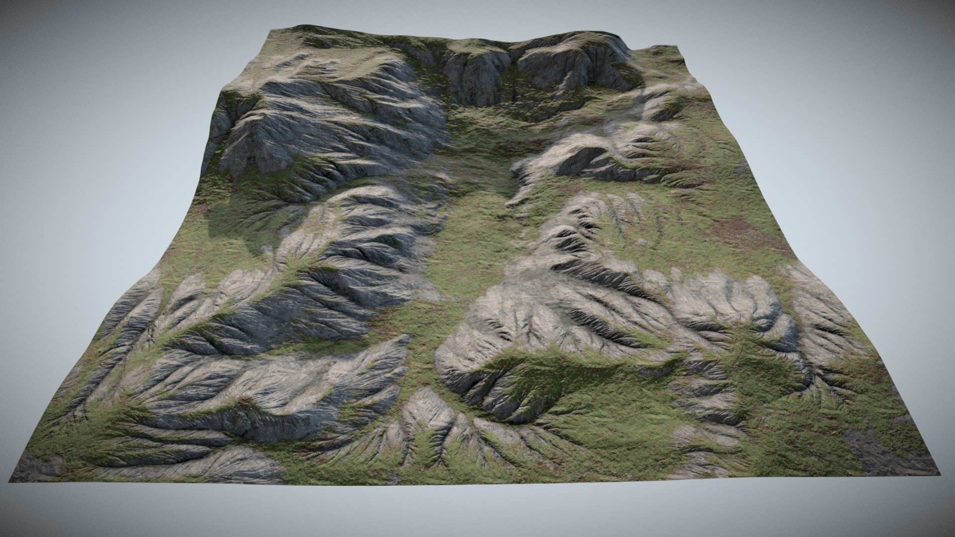 Hilly terrain - Download Free 3D model by distant_voices [3375904 ...