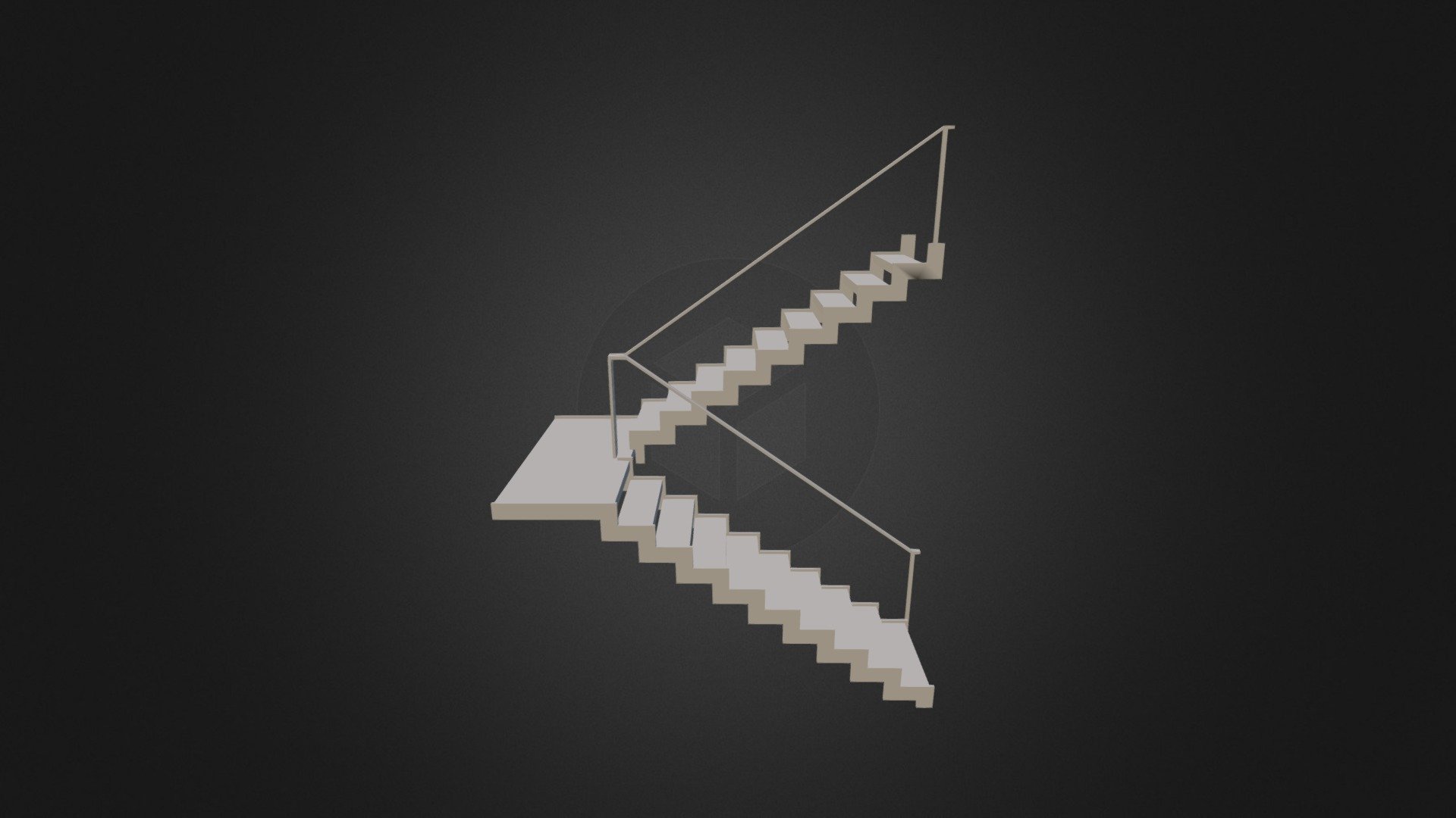 Stairs 01 - 3D model by hlou.ny (@hlou.concepts) [337692c] - Sketchfab
