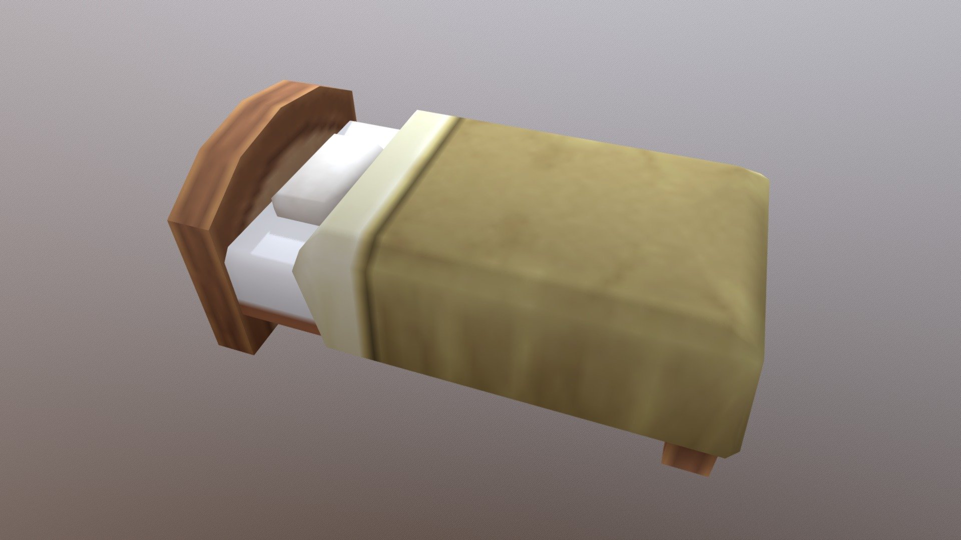 Single Bed - 3D model by SmileBoom_SGB [3377bca] - Sketchfab