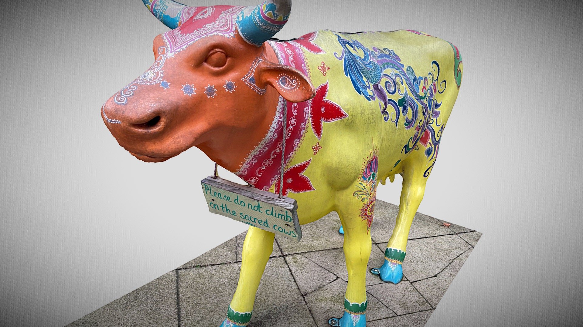 London zoo cow - Buy Royalty Free 3D model by Alex Tench (@alex.harvey ...