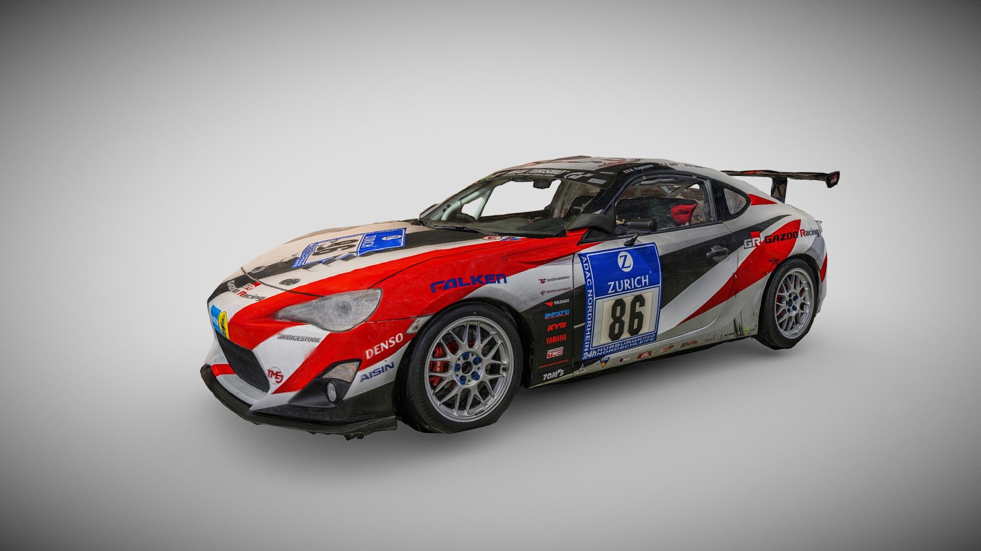 Toyota GAZOO Racing TOYOTA 86 - 3D model by Miguel Bandera ...