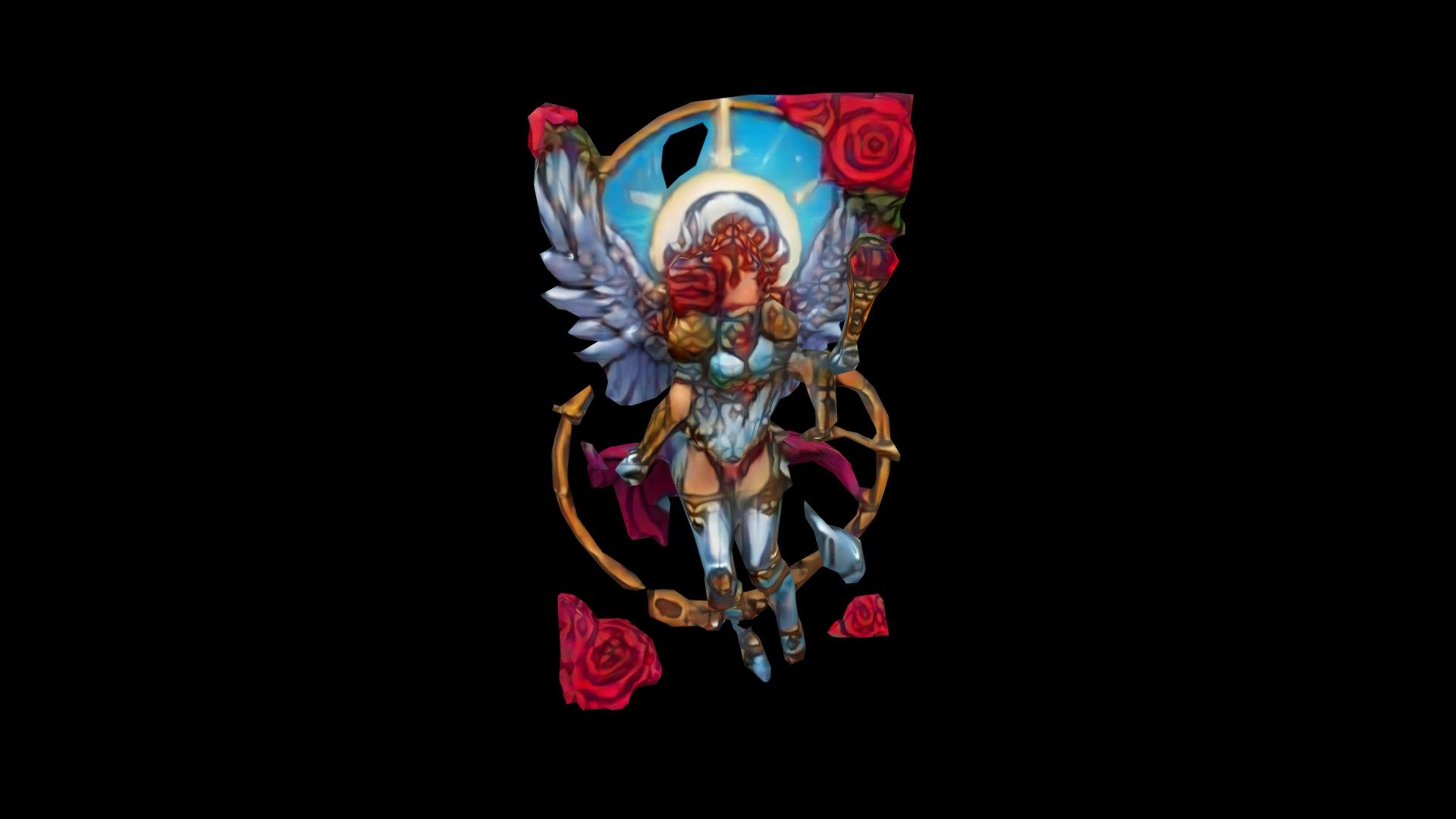"Divine Red Rose" - Download Free 3D model by klrxyz [337ad2d] - Sketchfab