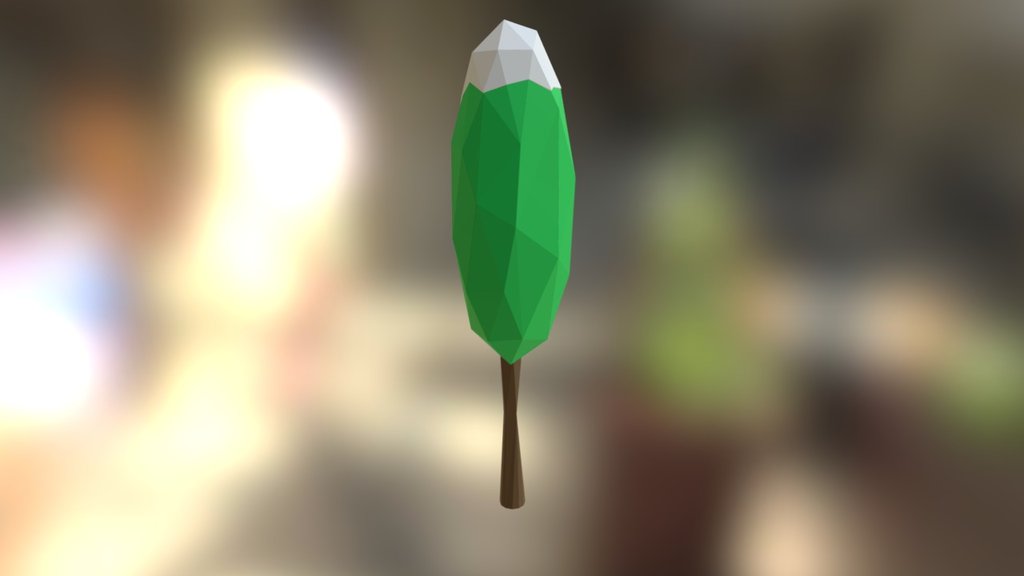 Tree Tall Green Round - Download Free 3D model by MaximilianY. [337bbcc ...