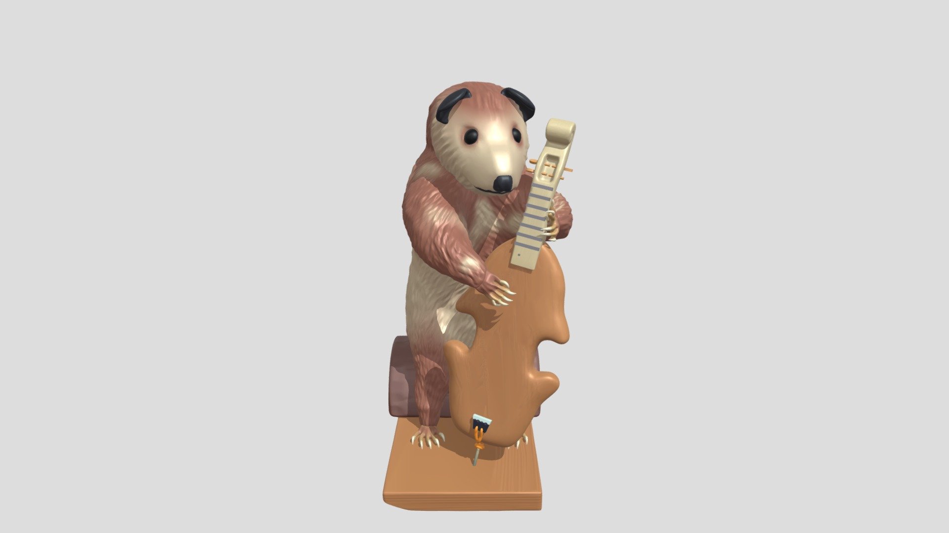 Diddly - ETSU Reece Museum Mascot - 3D model by Lydia Myers ...