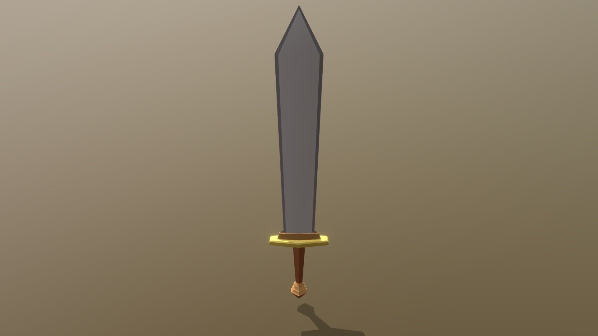 Simple sword - Download Free 3D model by FireB0lt [337e044] - Sketchfab