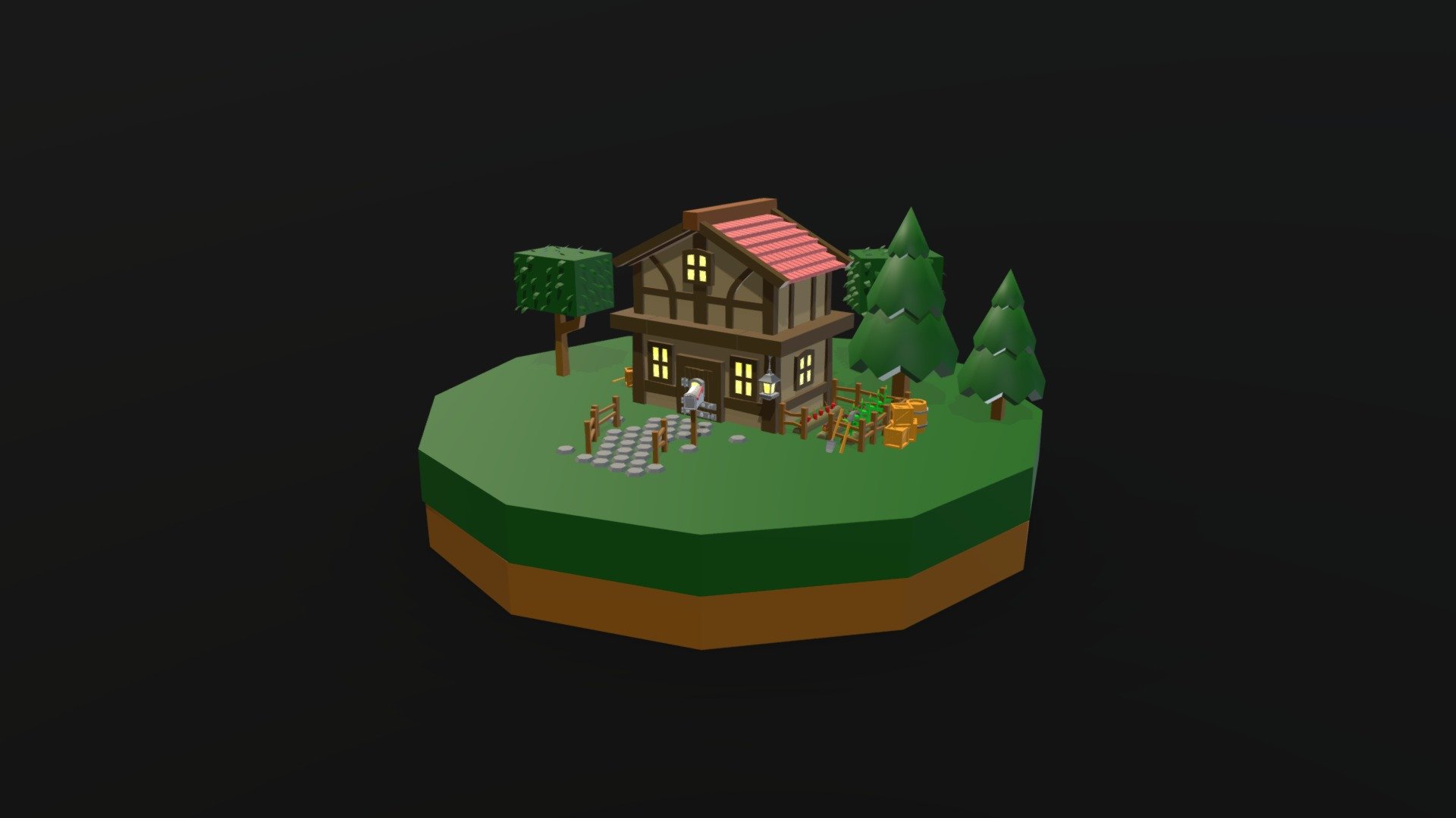 Sweet House - 3D model by fadi04 [337e0d1] - Sketchfab
