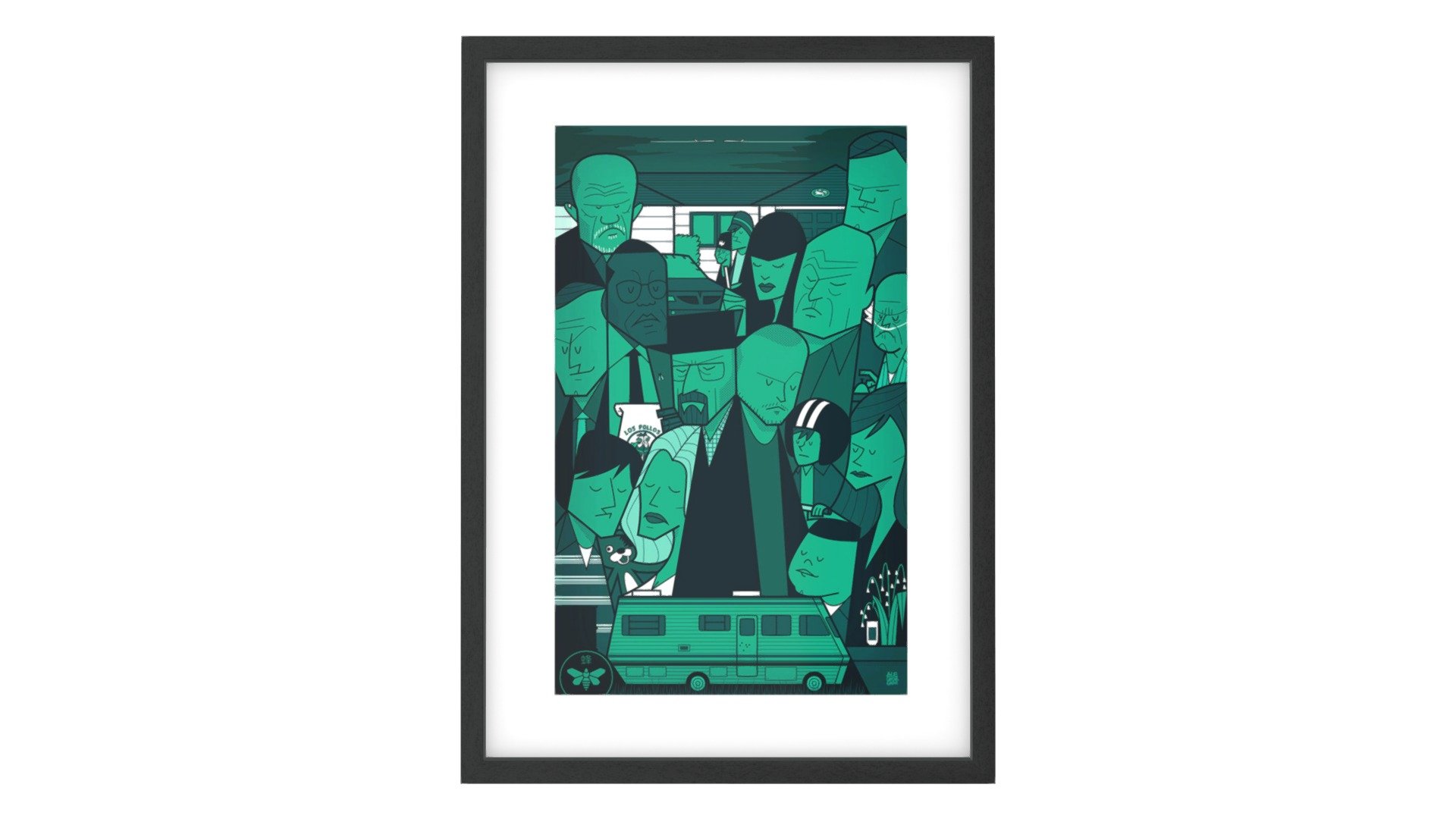 Illustrated Film Poster, Breaking Bad - Download Free 3D model by MADE ...