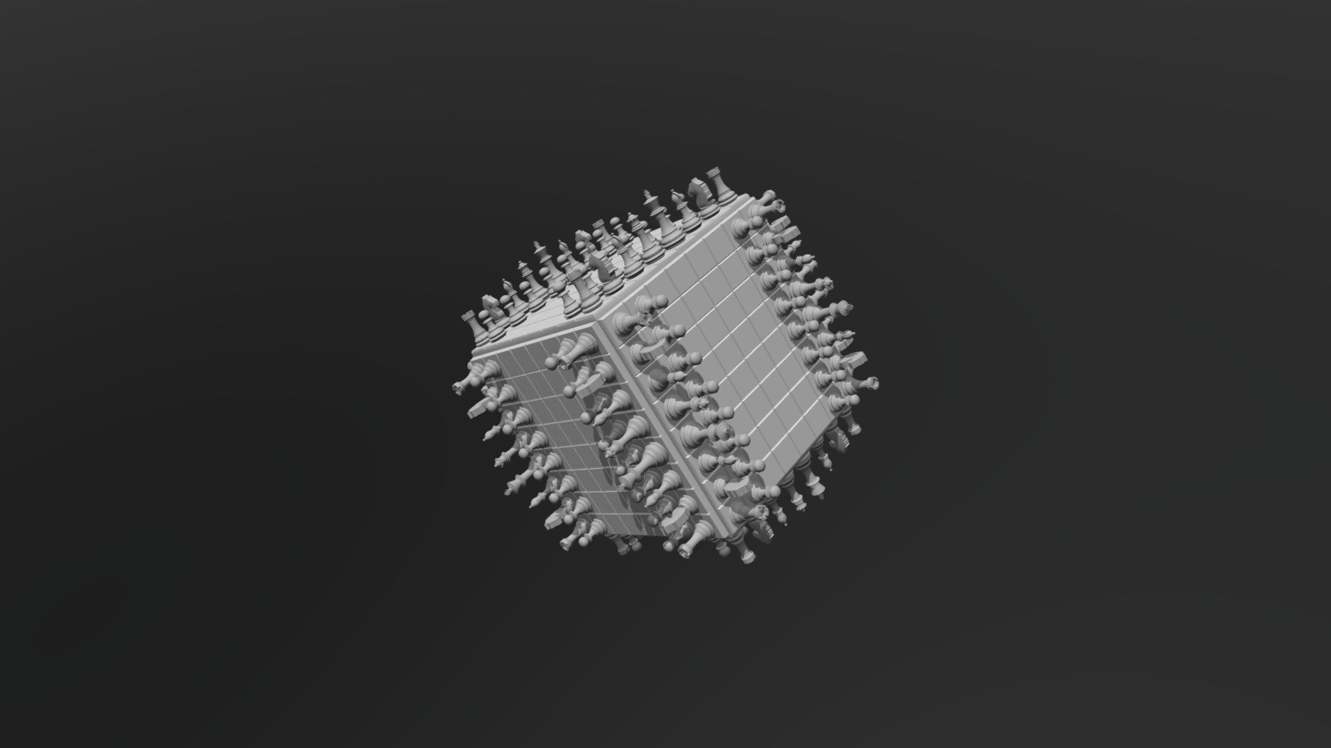Chess-cube - Download Free 3D model by Kinyobi [337f162] - Sketchfab