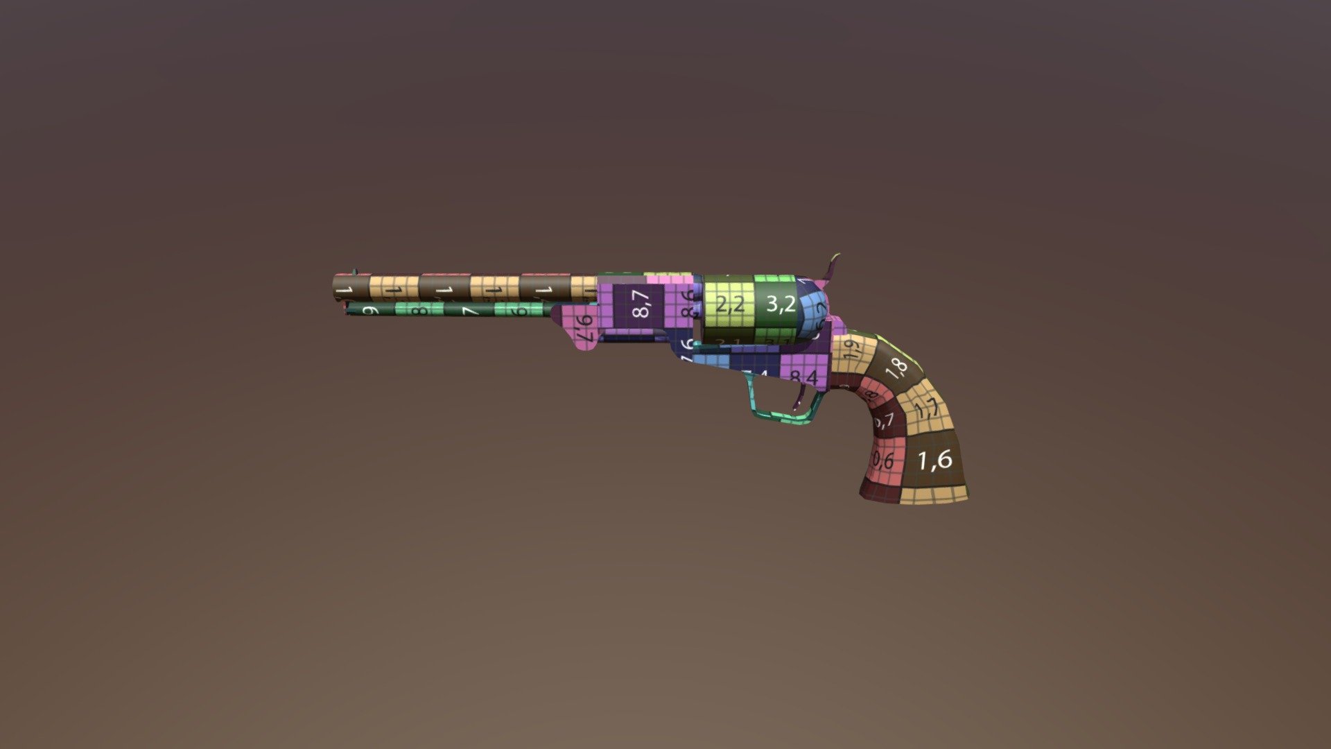 HW13 2 Revolver UV - Download Free 3D model by SoloV [337f68f] - Sketchfab