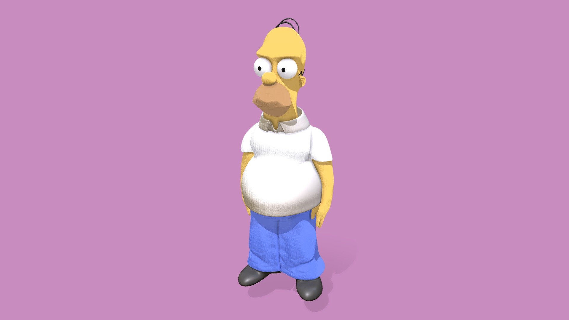 The Simpsons - 3D model by lowpolyalex [3381286] - Sketchfab