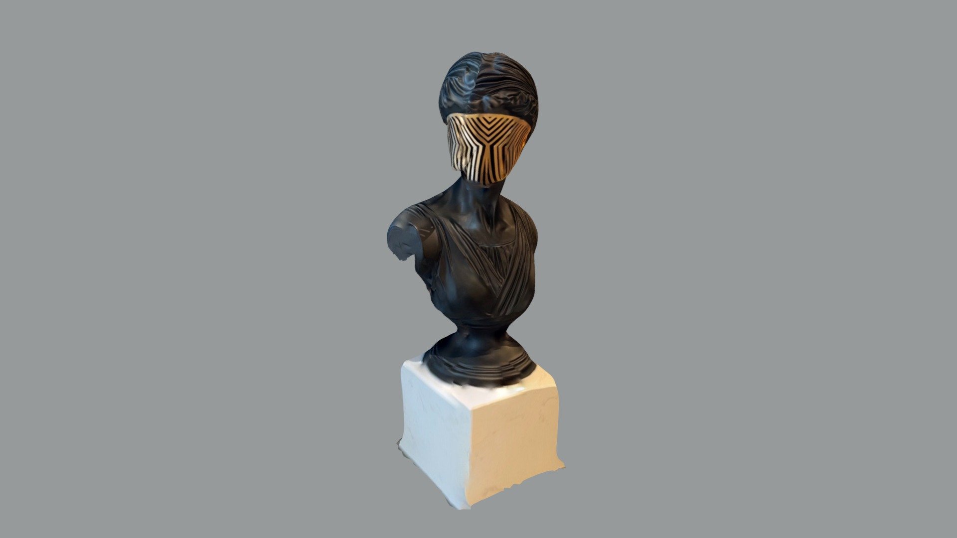 Sculpture black with mask - Download Free 3D model by DCnight [33814b8 ...
