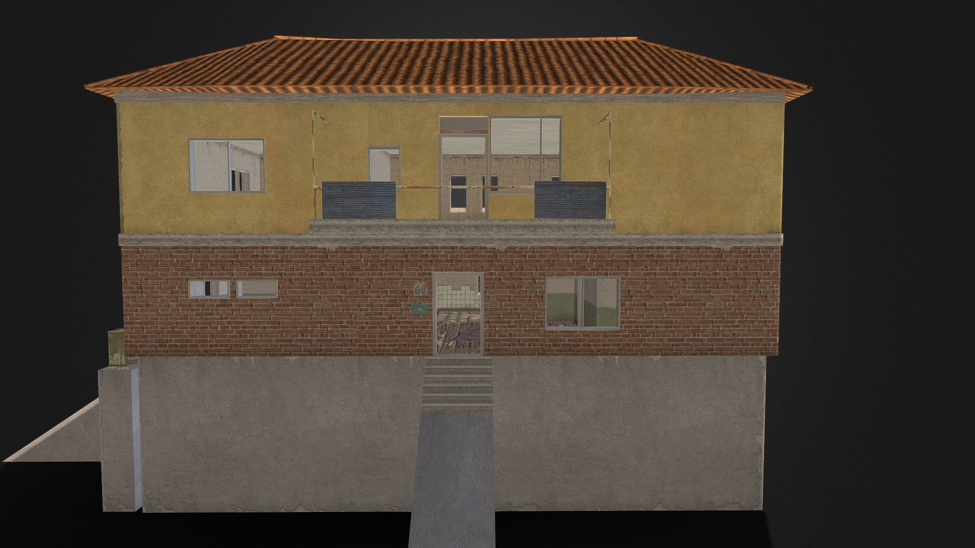 PUBG Mobile Erangle House - Download Free 3D model by Rex (@rex_7 ...