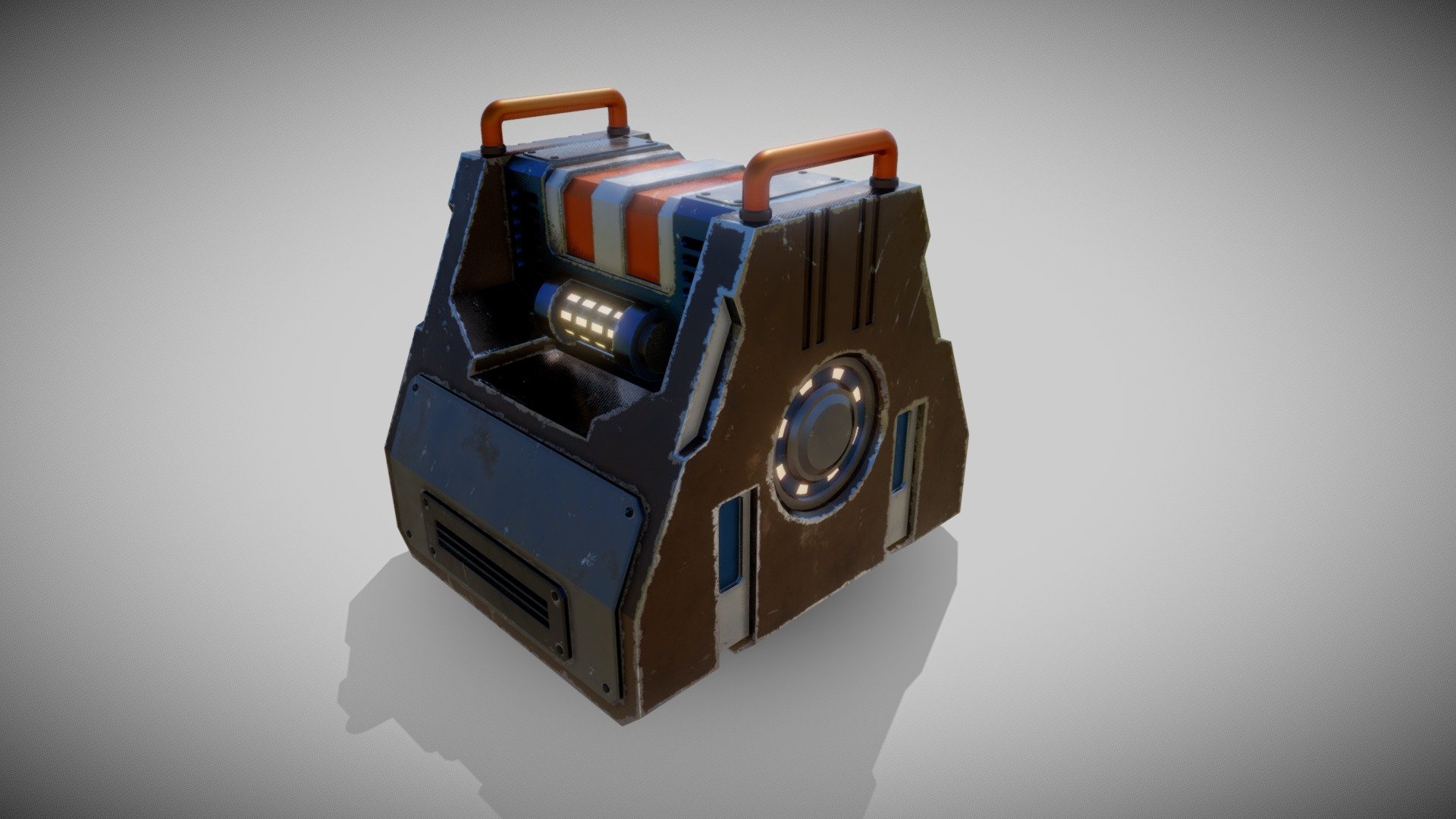 Portable generator - 3D model by Gergol [3382143] - Sketchfab