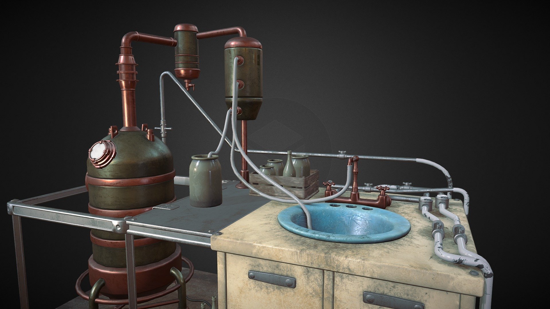 Lab - 3D model by KelvinTheArtist [3384a94] - Sketchfab