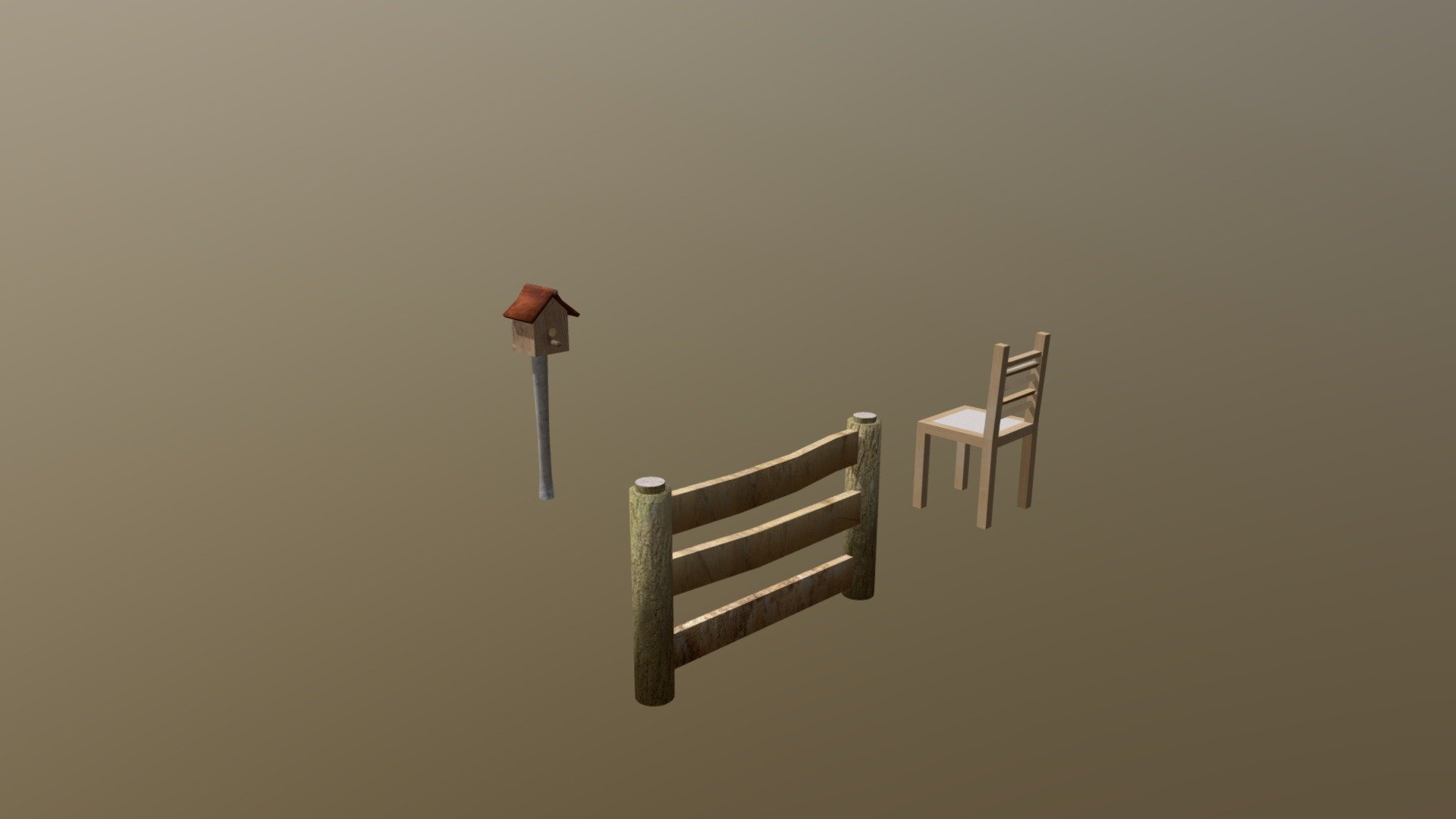 Forest Loner - 3 Simple Props - 3D model by robpauwels [3384ff2 ...
