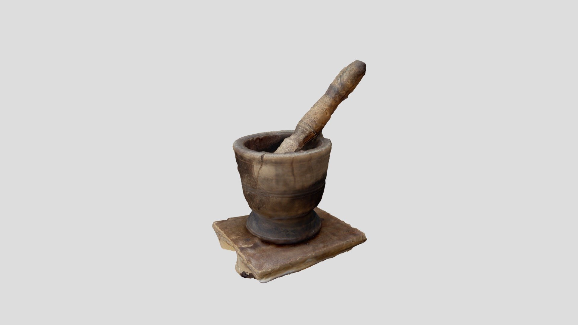 Mortar and Piston - Download Free 3D model by c00la [33863d2] - Sketchfab