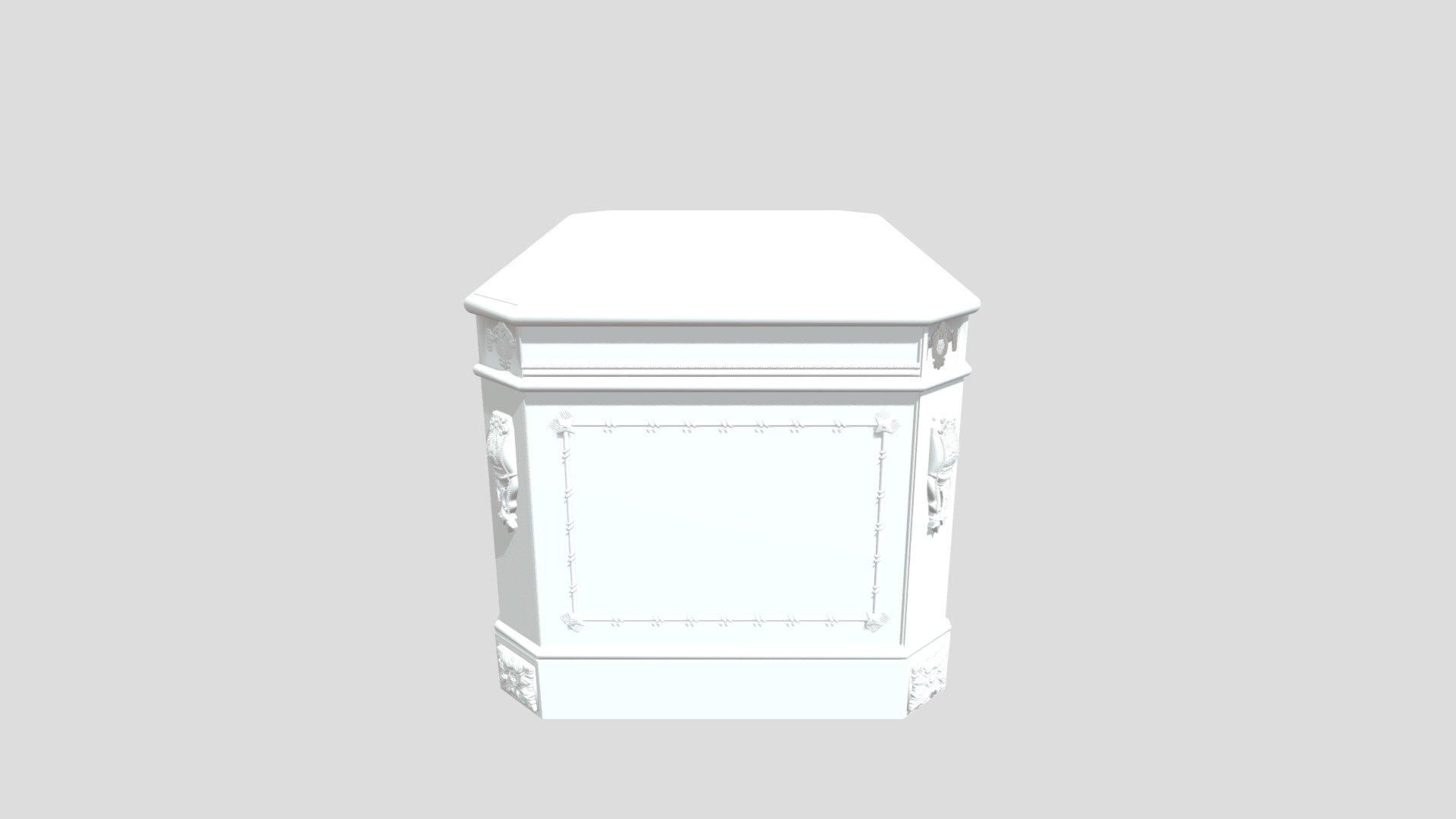 Peninsula Table 3D model - 3D model by Modenese Gastone Interiors ...