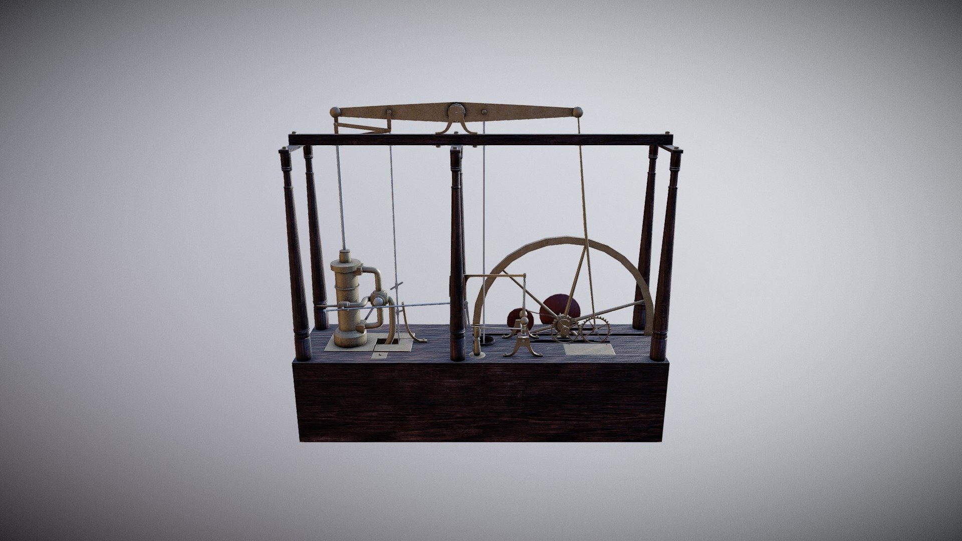 Industrial Revolution - Watt Steam Engine - 3D model by Vida Systems ...