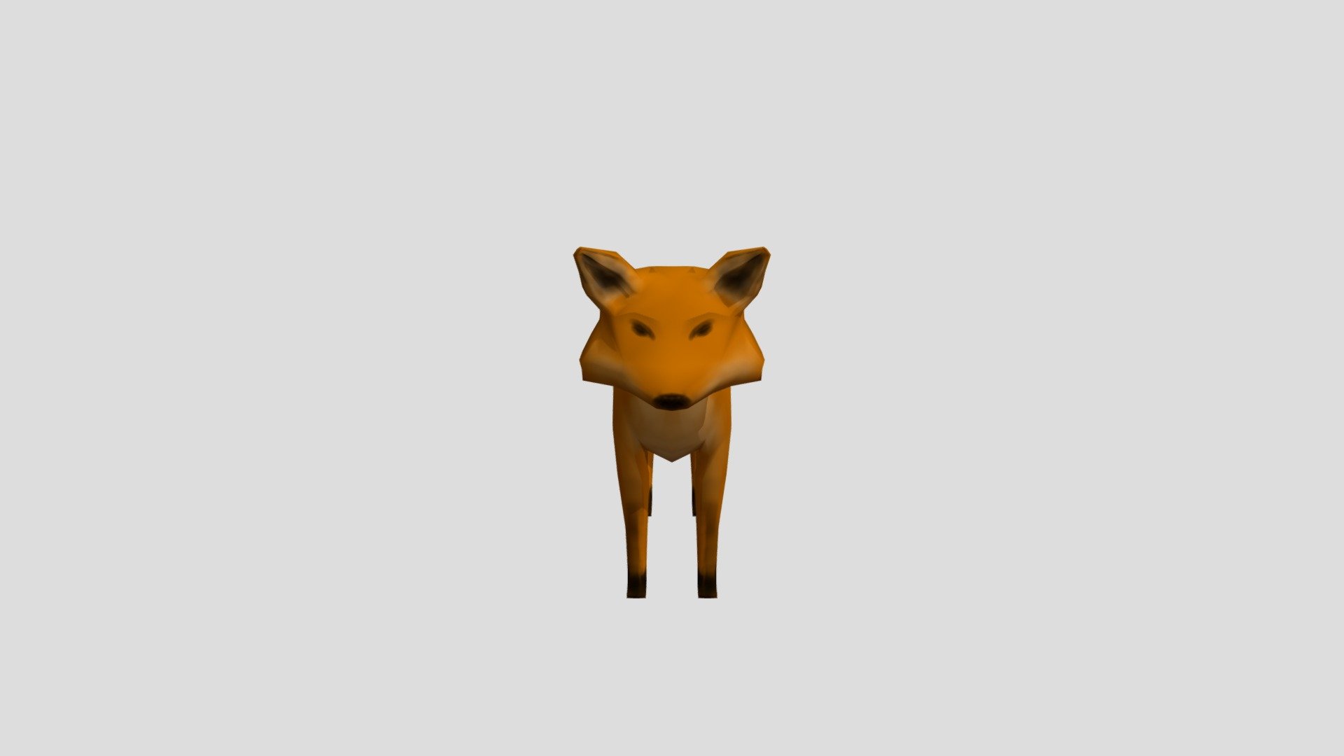 fox-lowpoly - 3D model by stillwanttea [33887f6] - Sketchfab