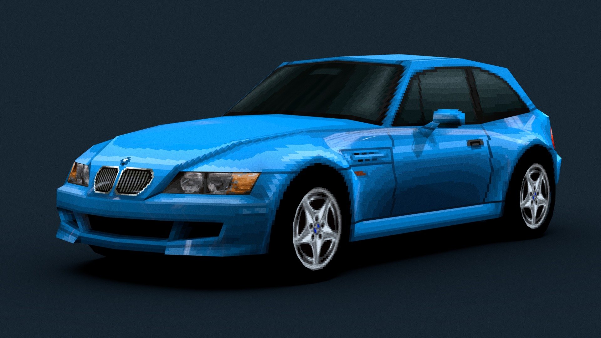 BMW Z3M Coupé (PS1 Low-poly) - 3D model by Evgeniy (@evgeniyy) [338a2e1 ...