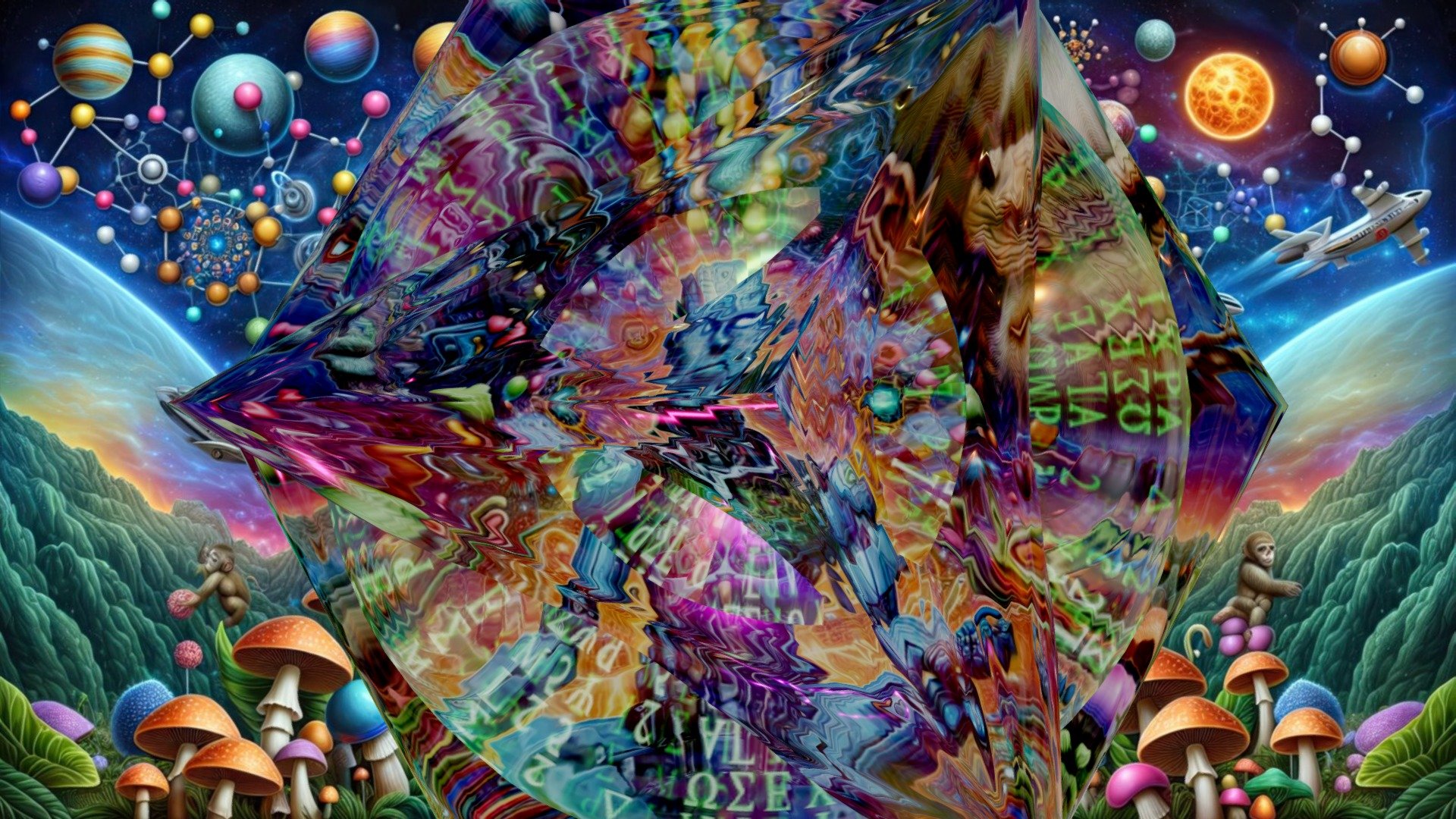 The Stoned Ape Theory as seen by AI - 3D model by Miguelangelo Rosario ...