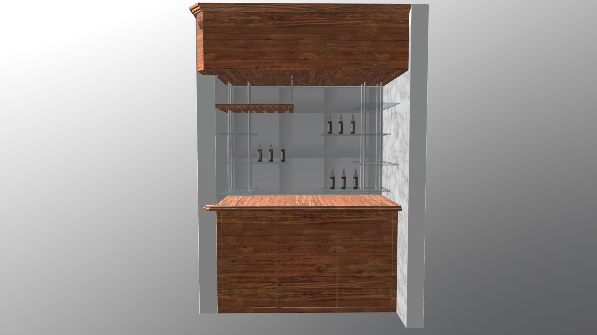 Mini Bar - 3D model by DISEÑOS (@luis.vidra) [338a7fe] - Sketchfab