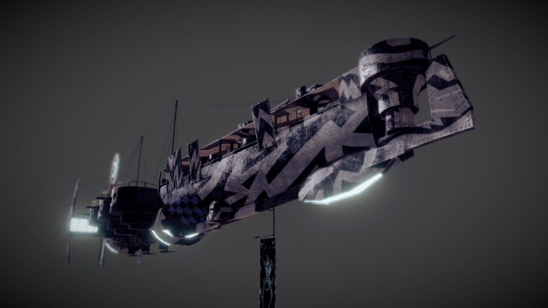 Z_gunship - 3D model by manungue [338c759] - Sketchfab