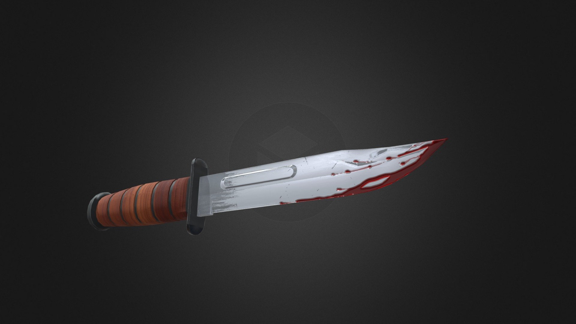 Bloody Knife - 3D model by Stefano Scalella (@VEGA10) [338f30b] - Sketchfab